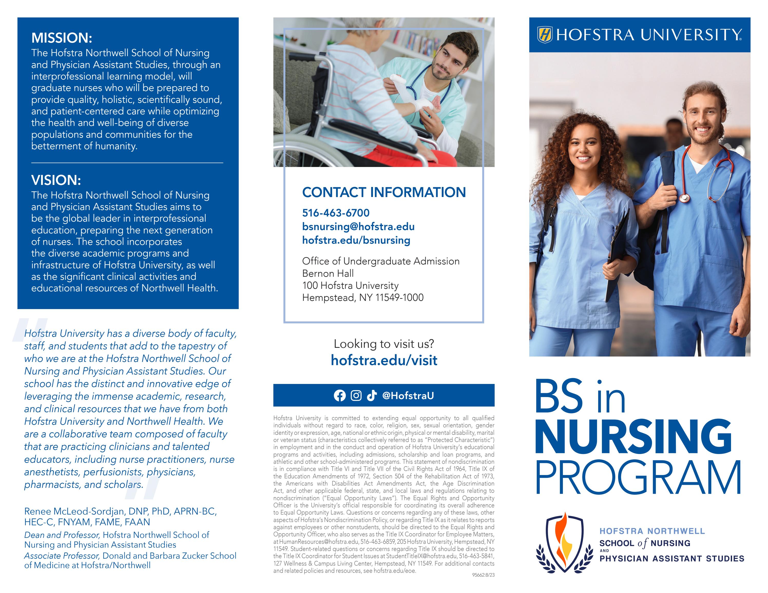 BS in Nursing Program by Hofstra University - Issuu