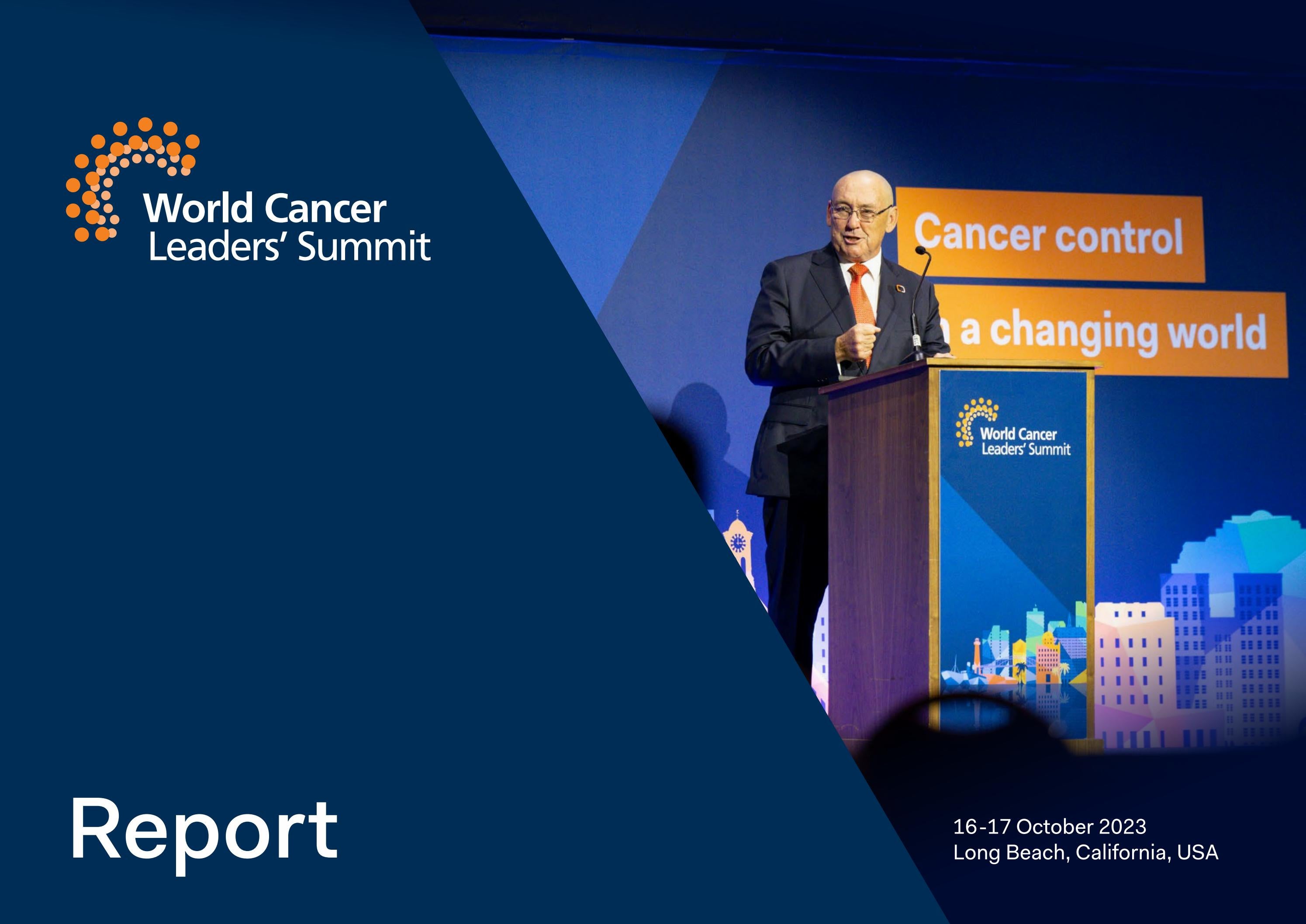 World Cancer Leaders' Summit 2023 Report by UICC - Issuu