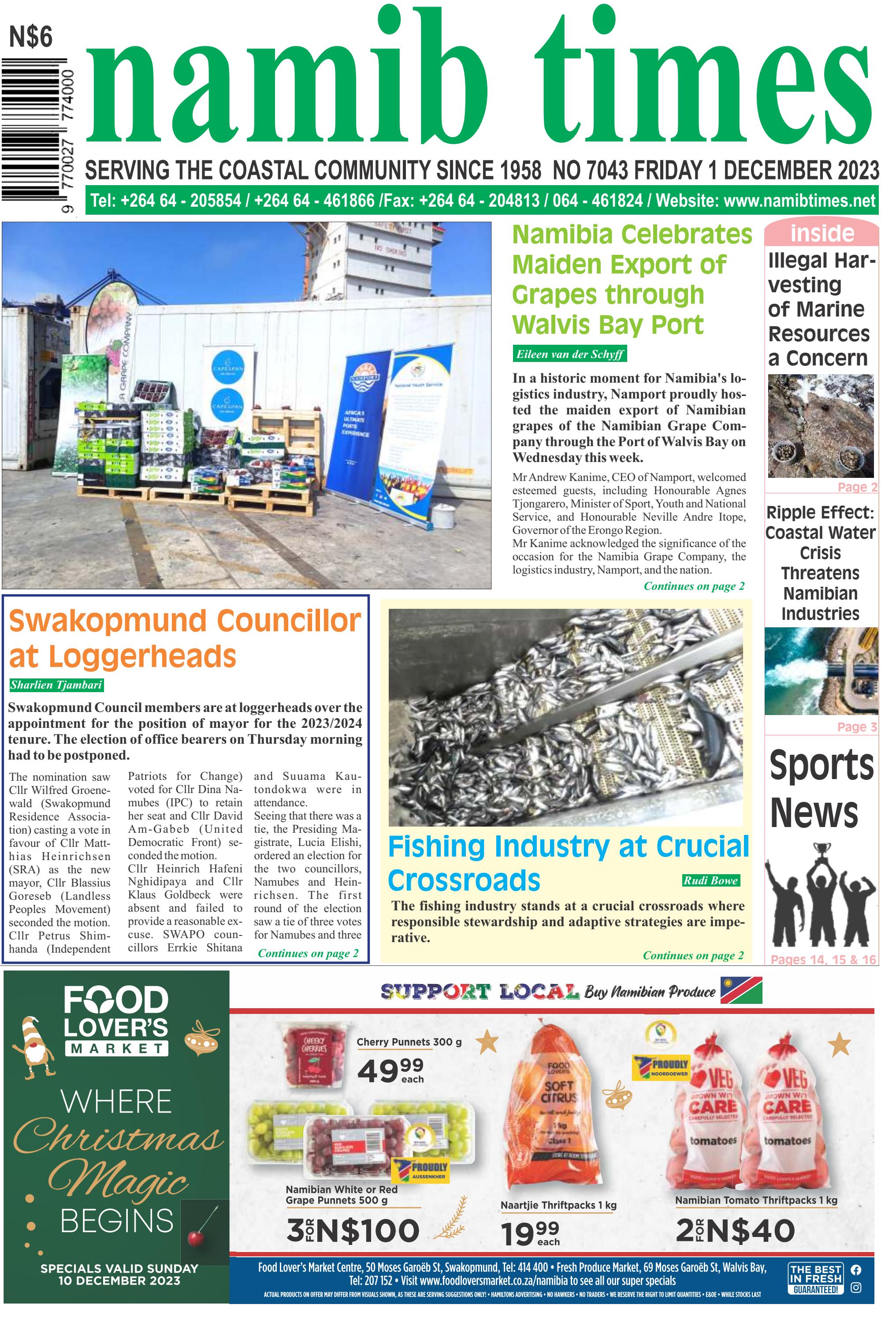 1 dec namib times e-edition by Namib Times Virtual - Issuu