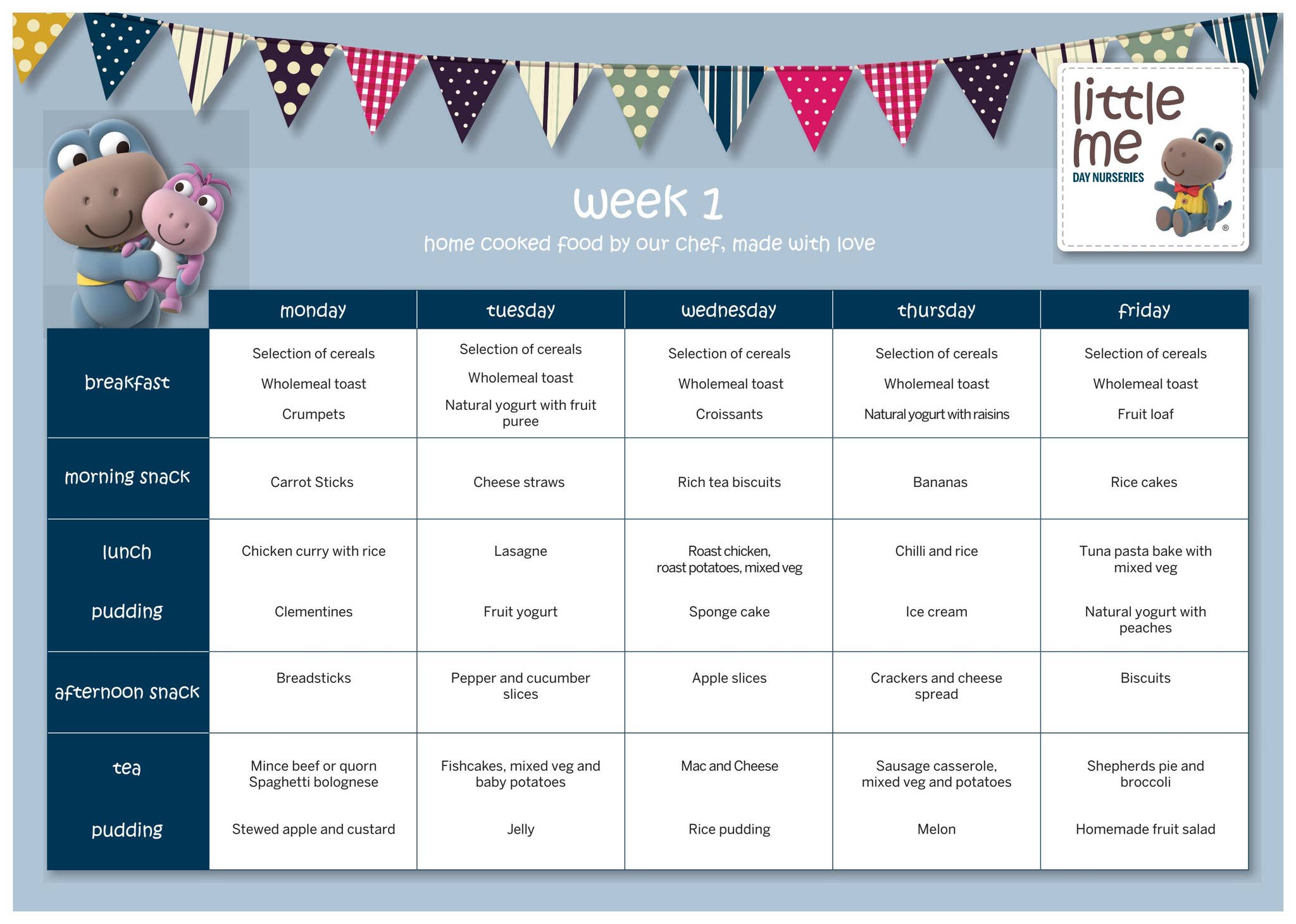Little Me Nurseries - Menus by jaijodesign - Issuu
