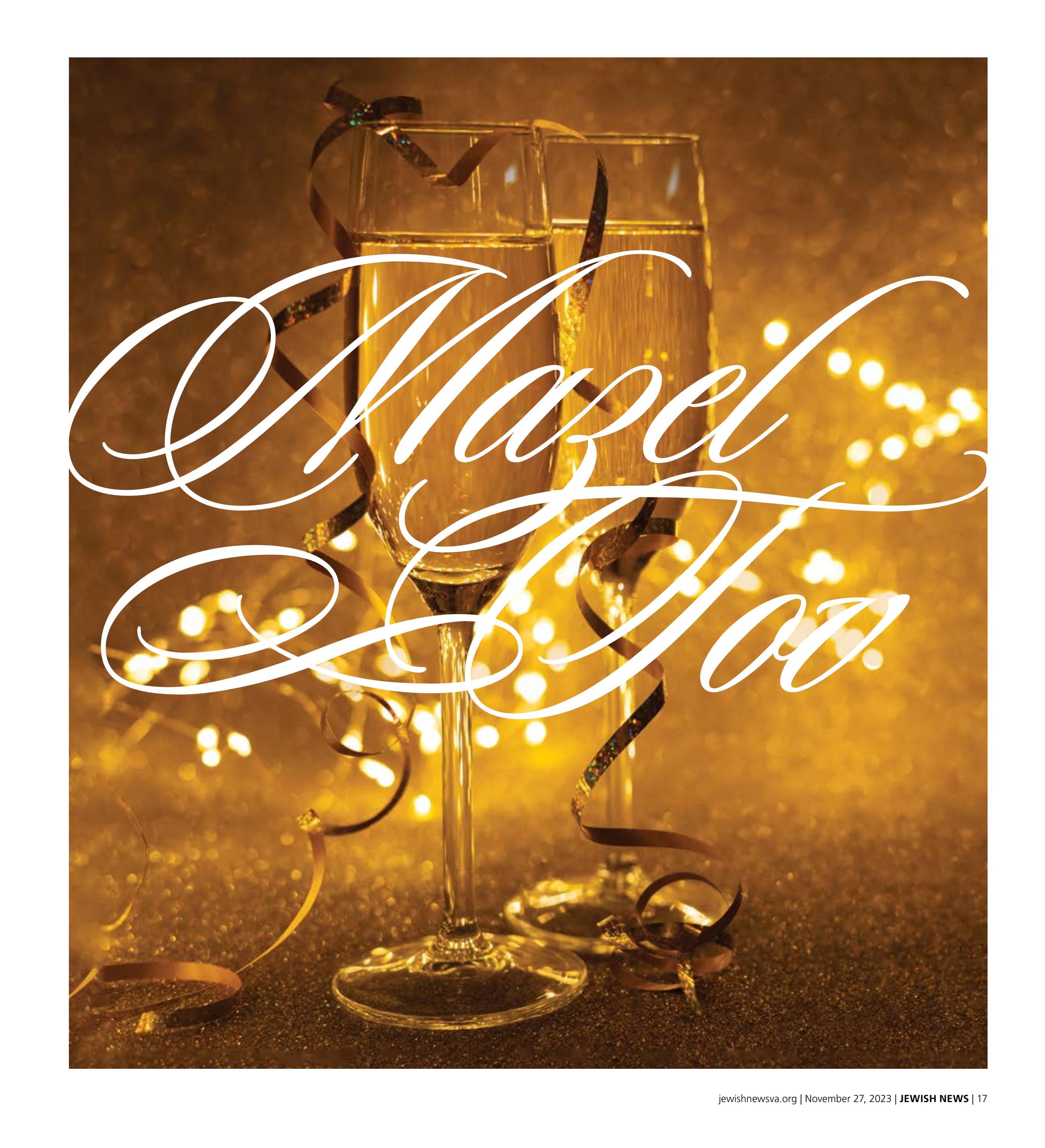 Jewish News Supplement - Mazel Tov (November 2023) by United Jewish ...