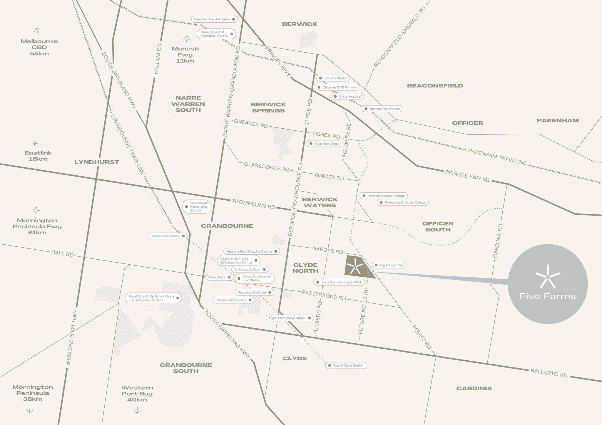 Five Farms | Amenity Map by Frasers Property Australia - Issuu