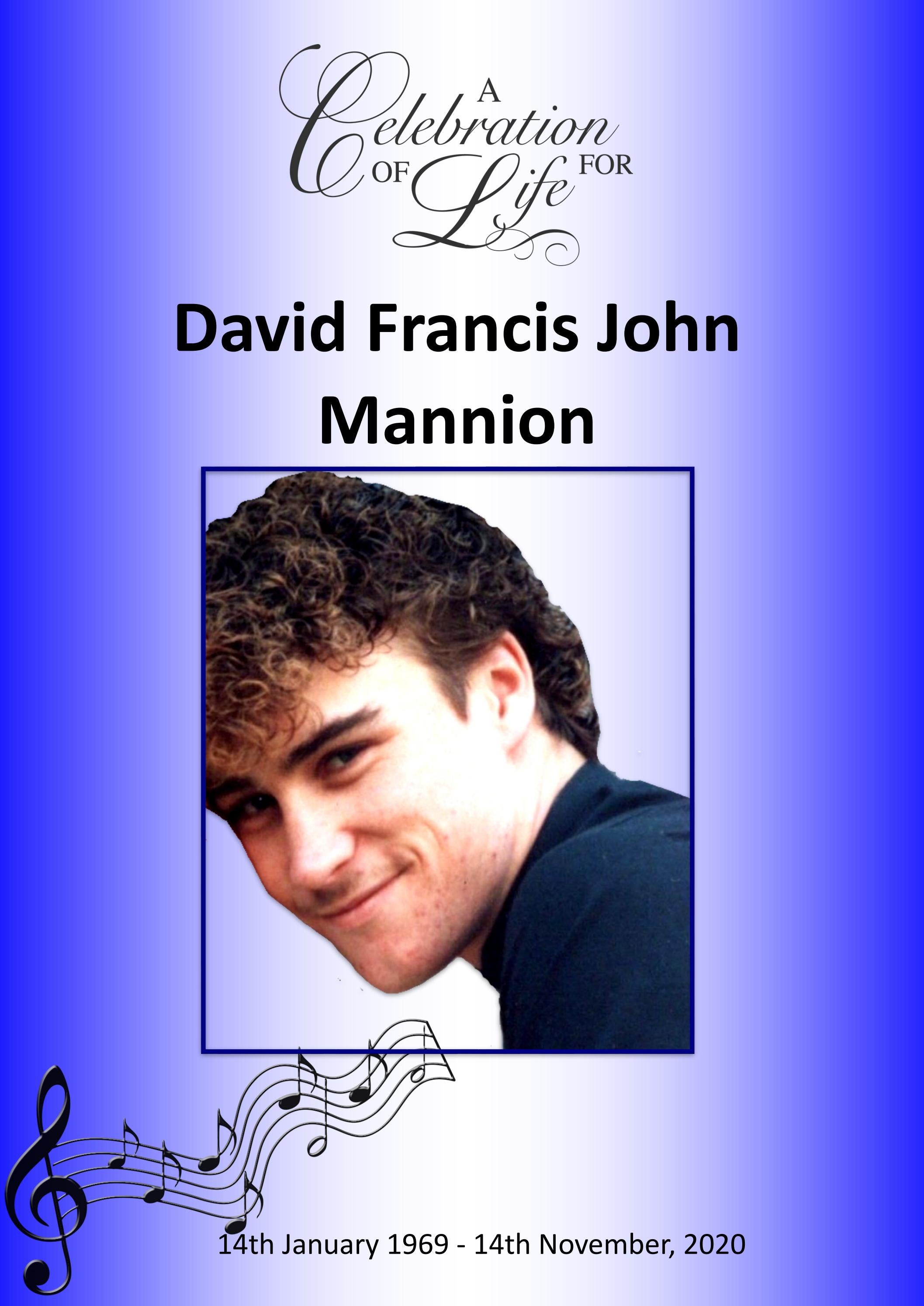 David Mannion by Cynthia Palmer-Golding - Issuu