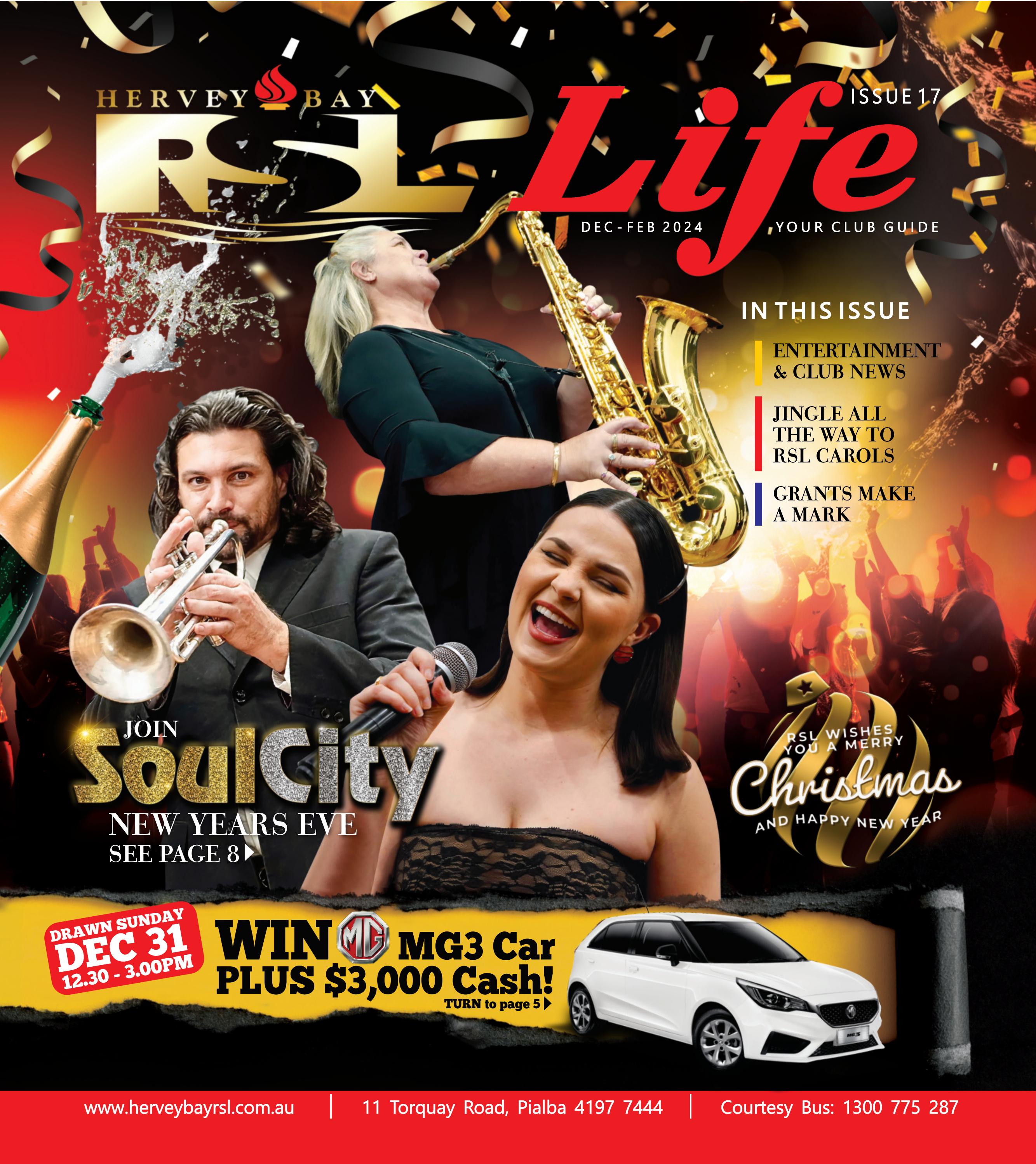 Hervey Bay RSL Club Magazine Dec-Feb 2023 by Hervey Bay RSL - Issuu
