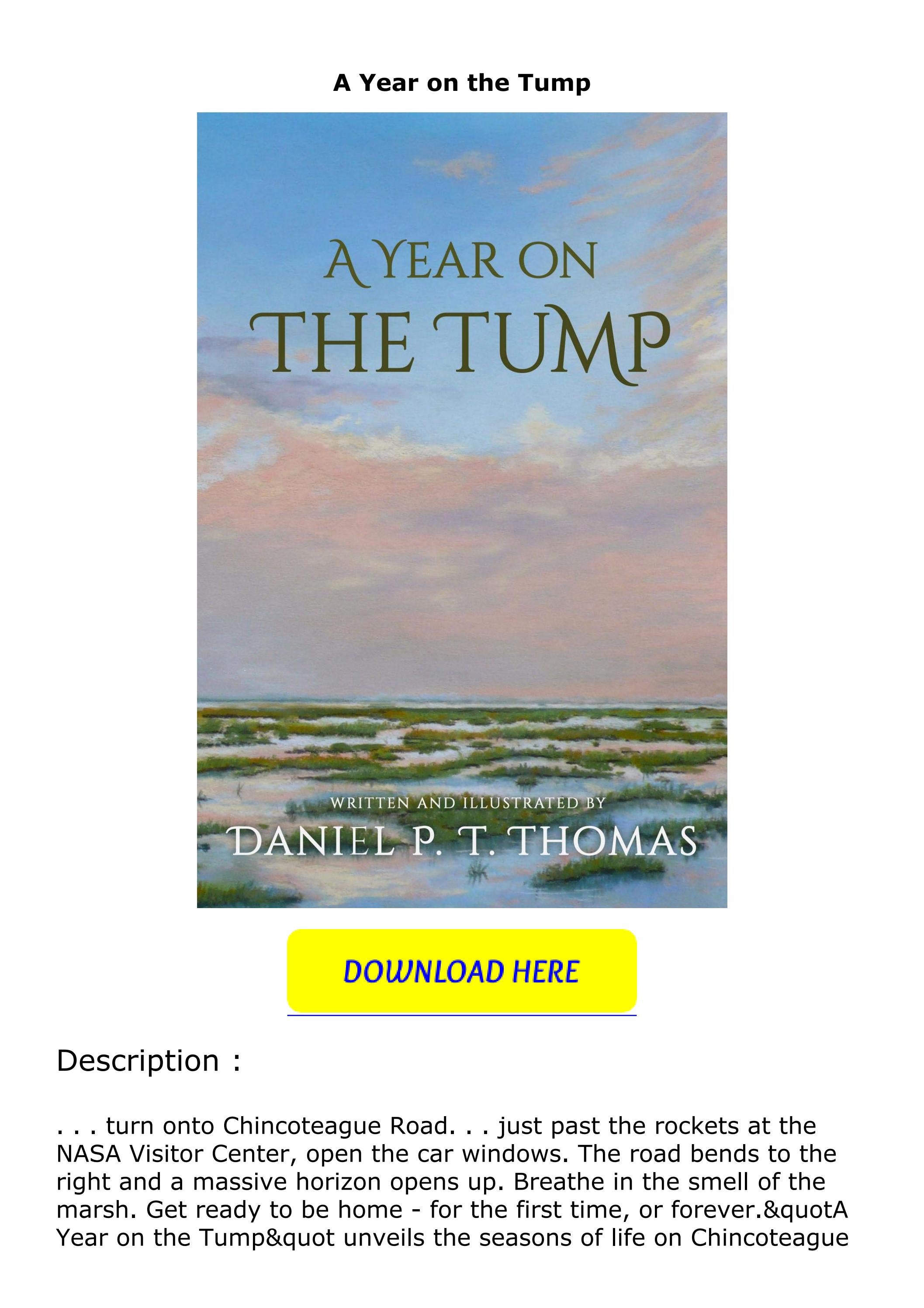 [Download ]⚡️PDF ️ A Year on the Tump by LouisMatthewsxfta - Issuu