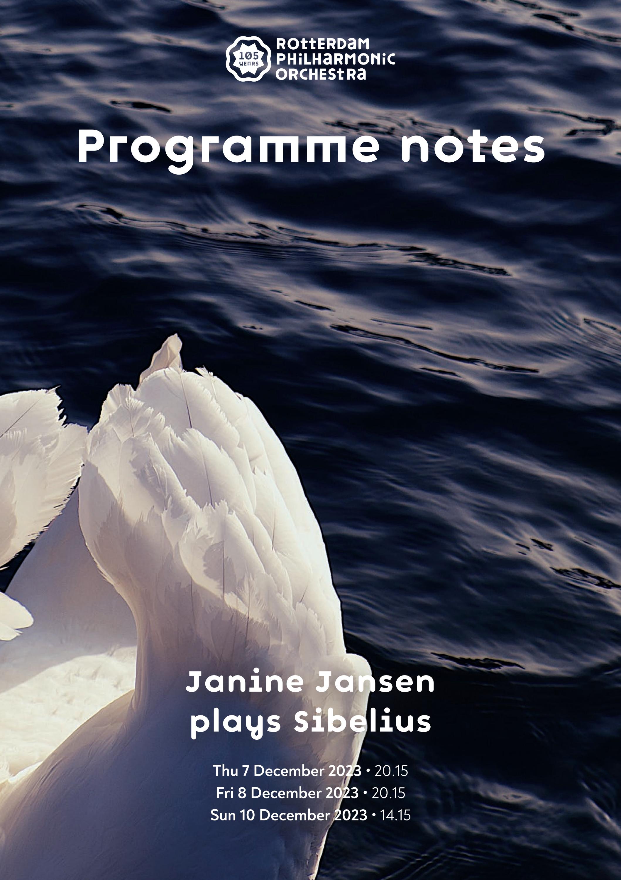Programme Notes | Janine Jansen plays Sibelius by Rotterdams ...