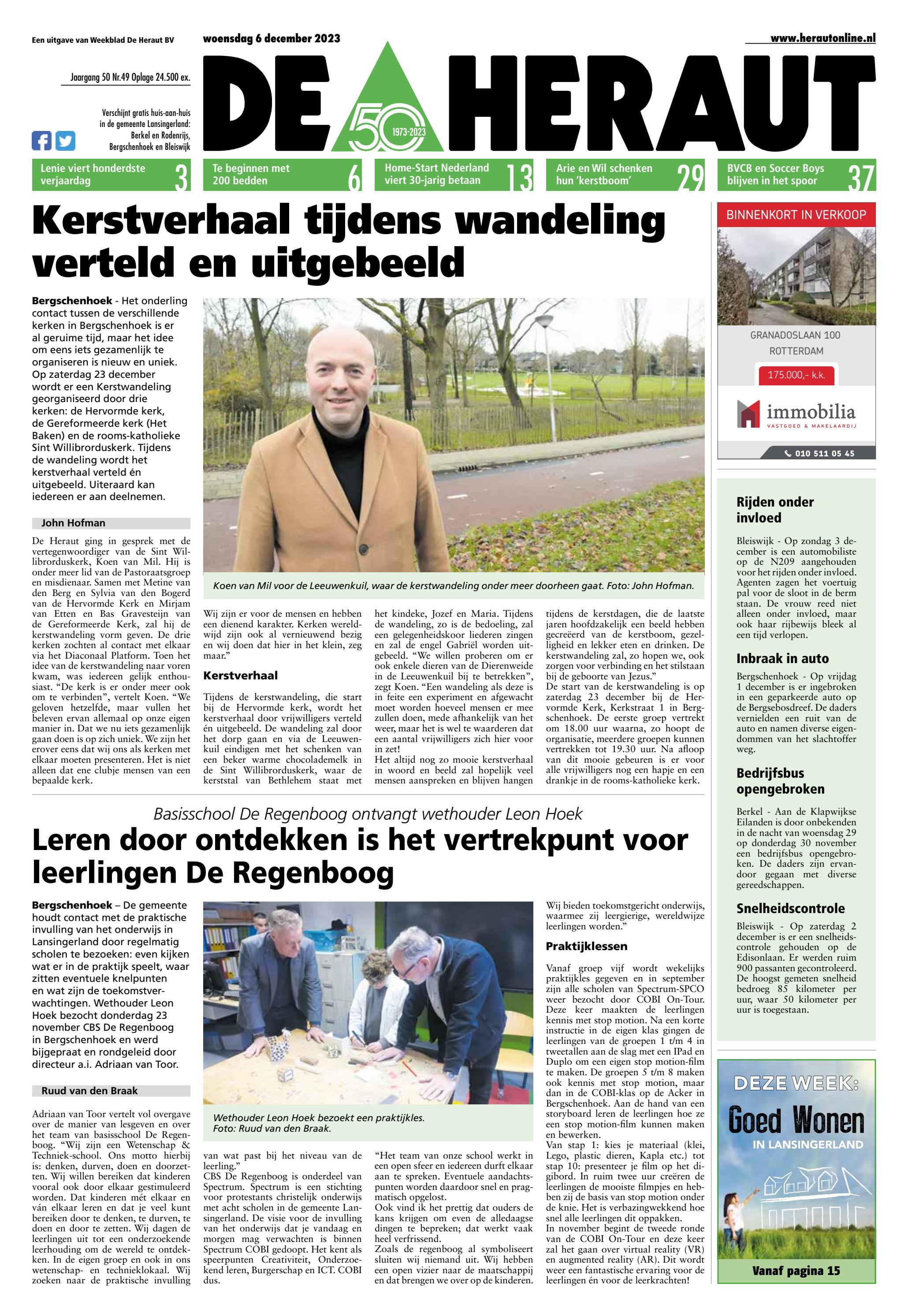 De Heraut week 49 2023 by Nieuwsblad De Heraut - Issuu