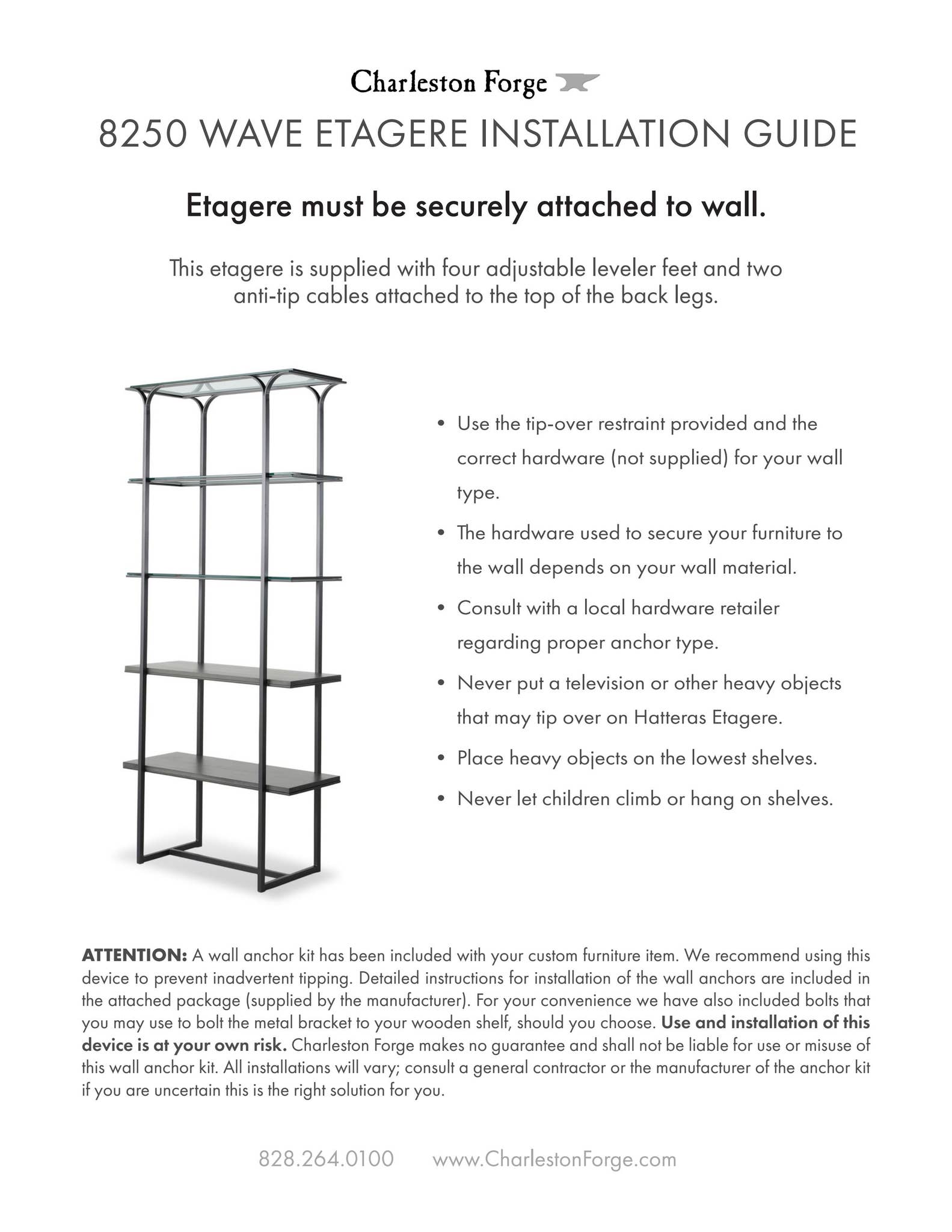 Charleston Forge Wave Etagere Assembly Instructions by Charleston Forge - Issuu