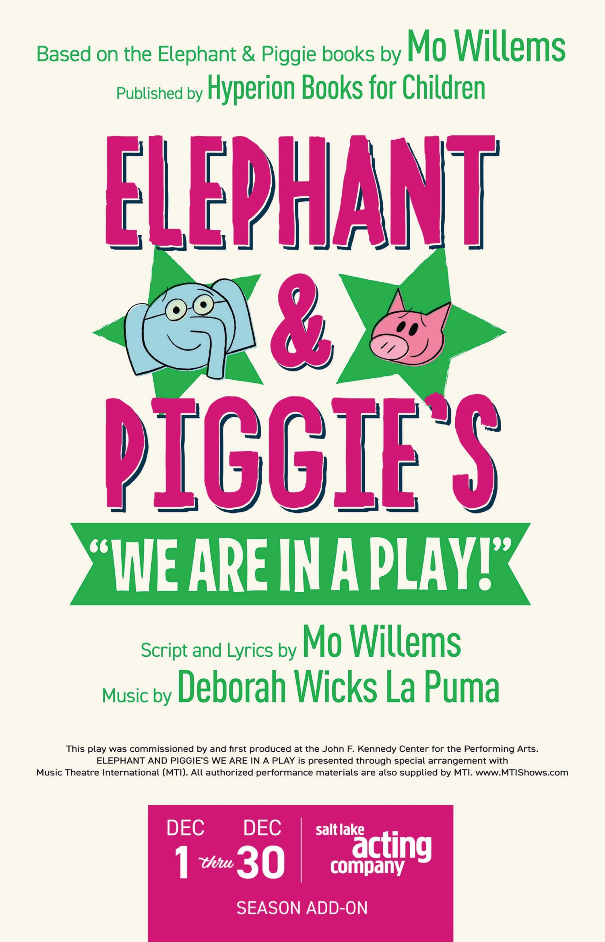 Elephant & Piggie's "We Are In a Play!" by Mills Publishing Inc. - Issuu