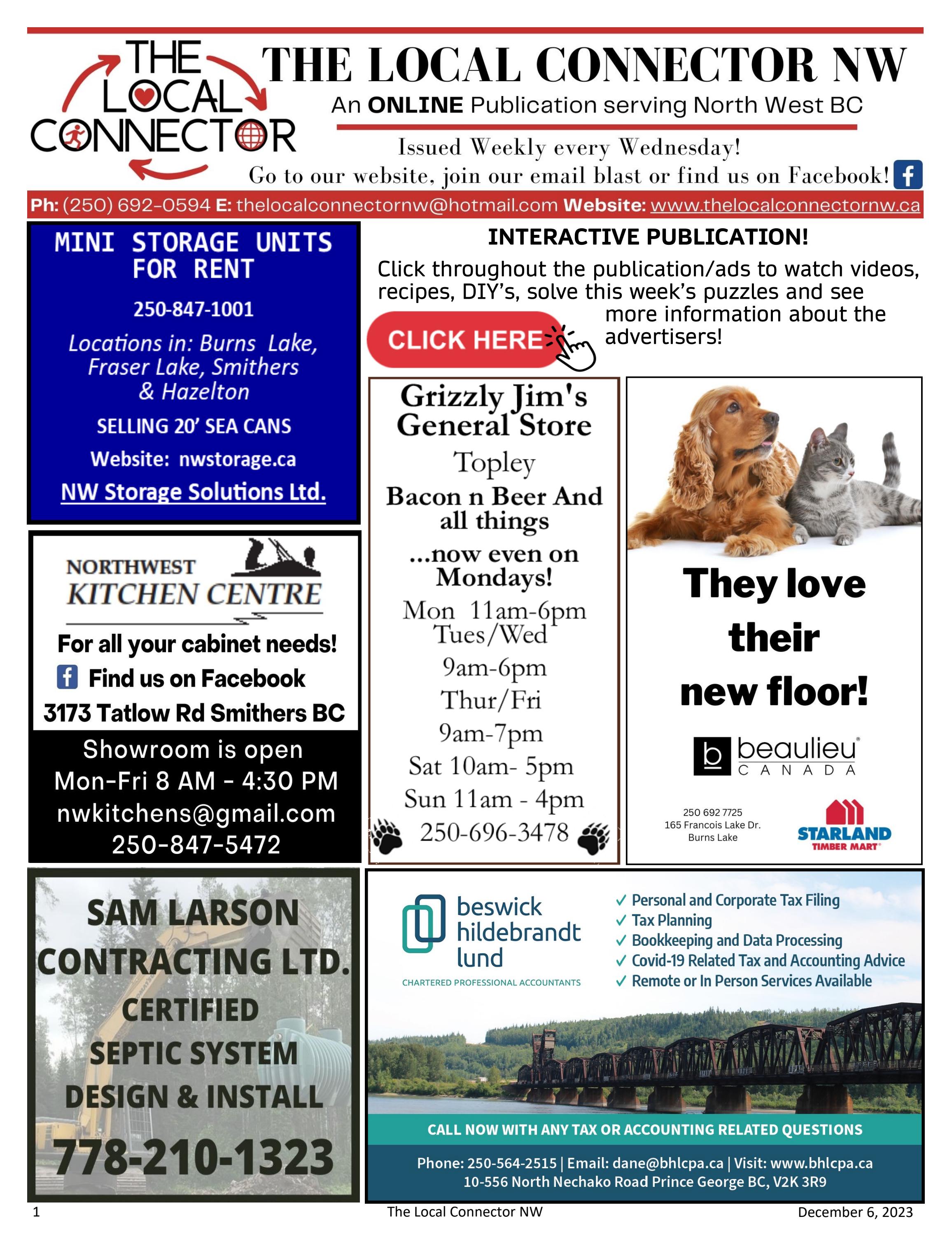 The Local Connector NW December 6, 2023 by thelocalconnectornw - Issuu