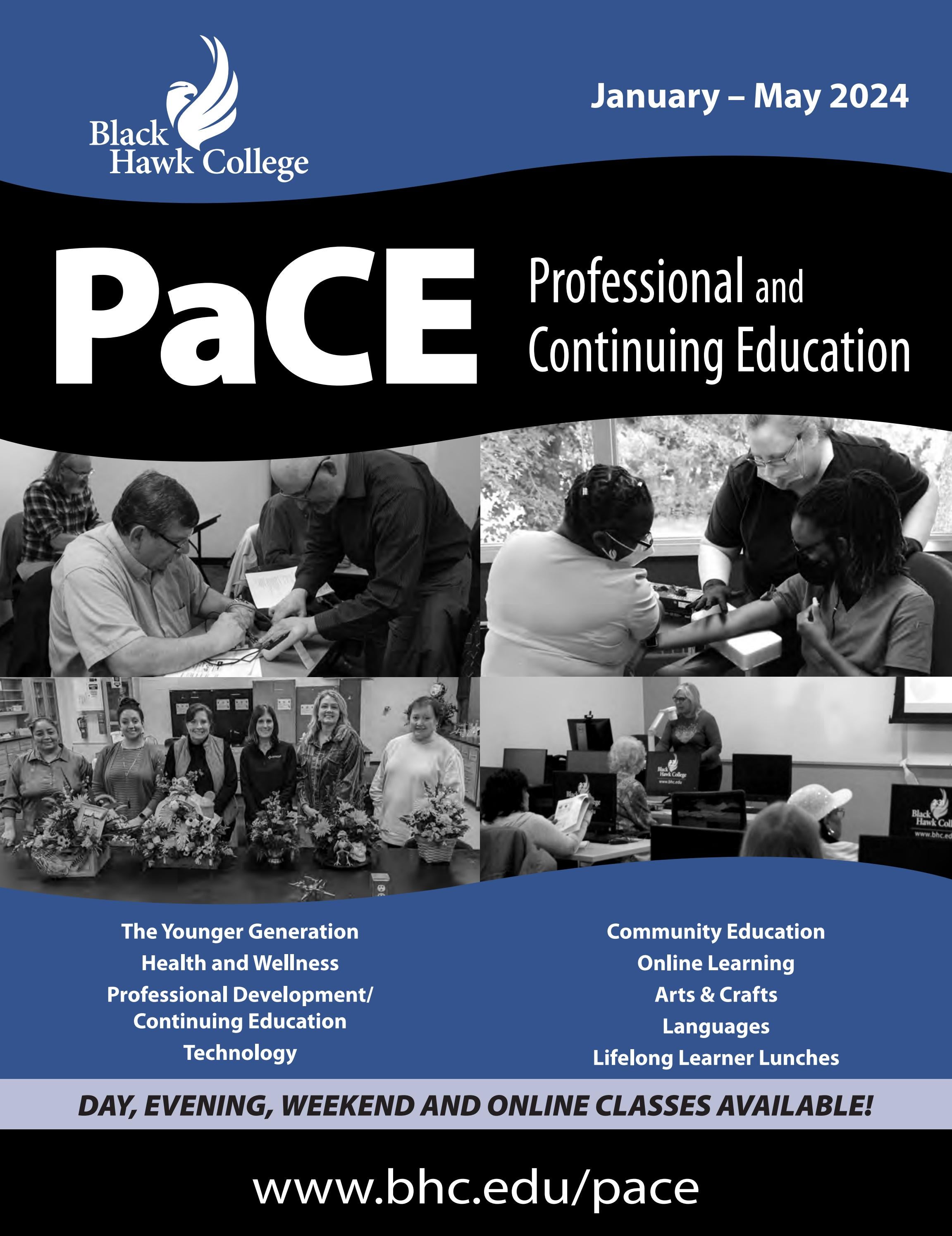 PaCE Class Schedule - January through May 2024 by Black Hawk College ...