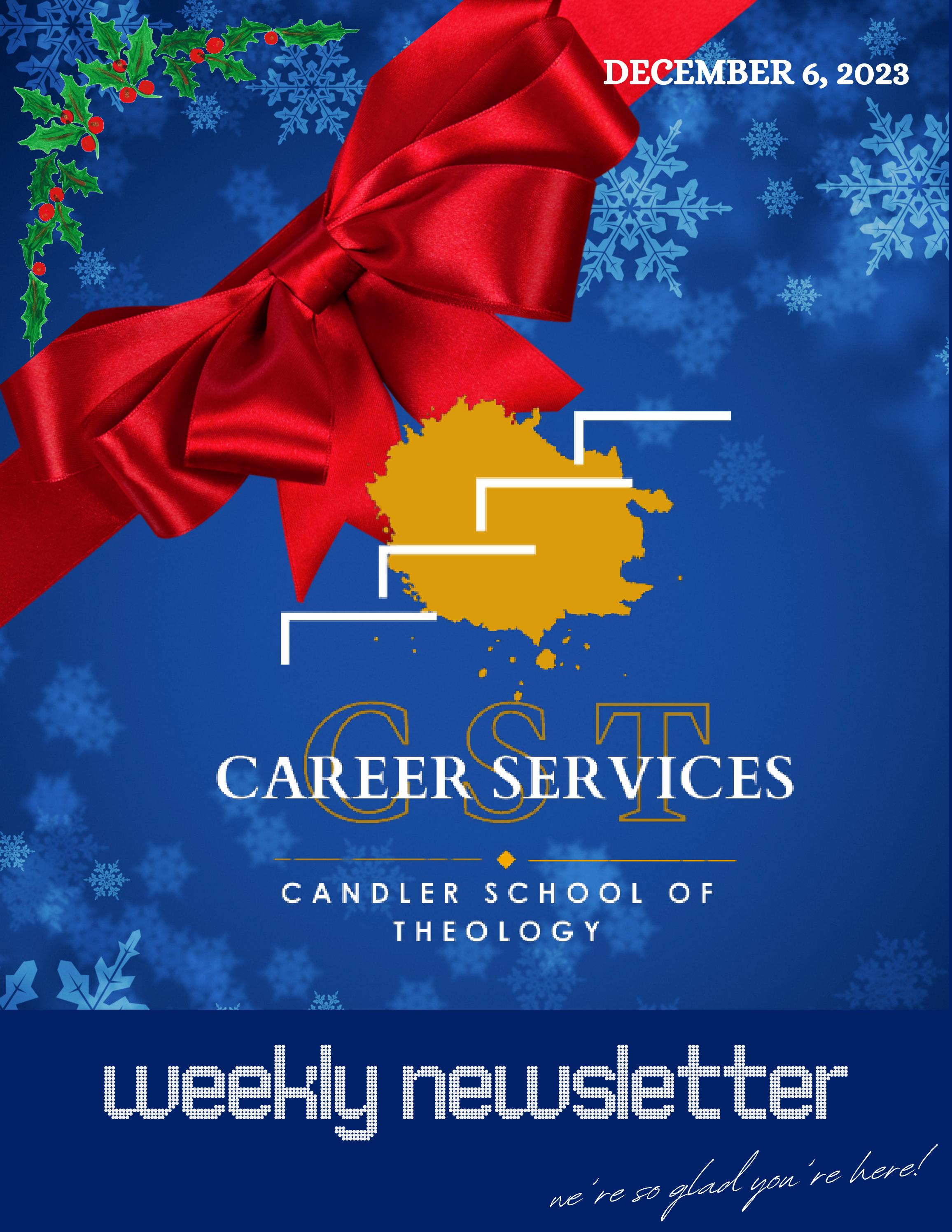 Career Services Newsletter 12-6-23 by Candlerosl - Issuu