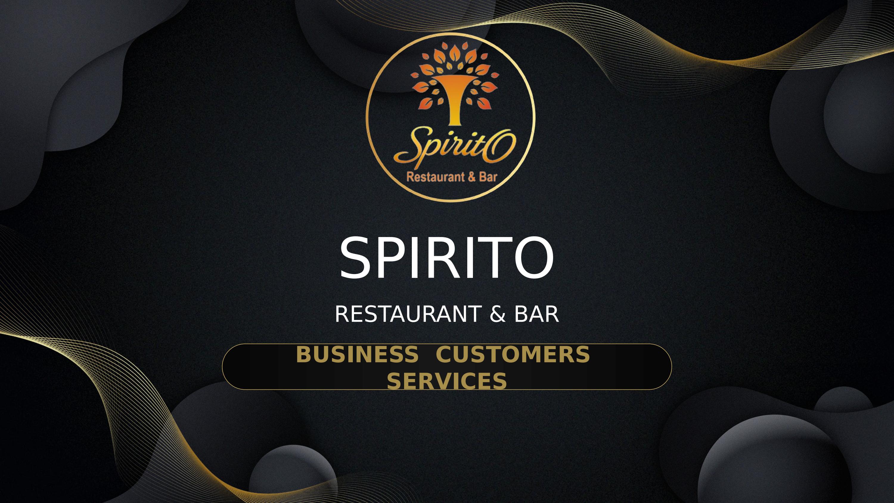SPIRITO RESTAURANT & BAR, CAN THO, BUSINESS PRESENTATION by Juan ...