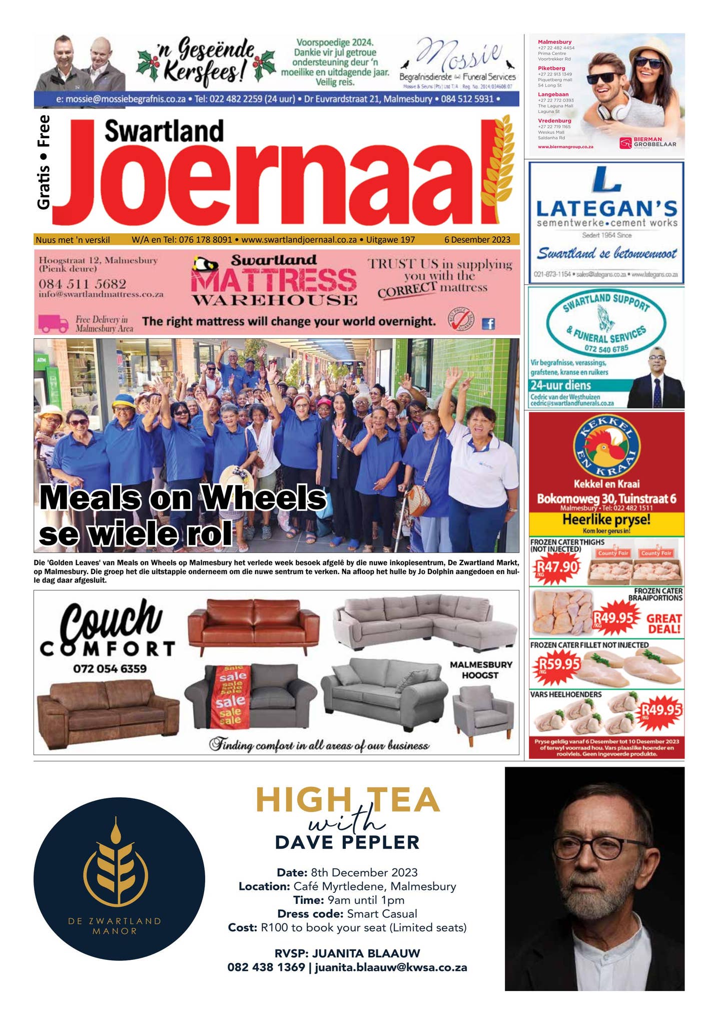 6 Desember 2023 Swartland Joernaal by Swartland Joernaal - Issuu