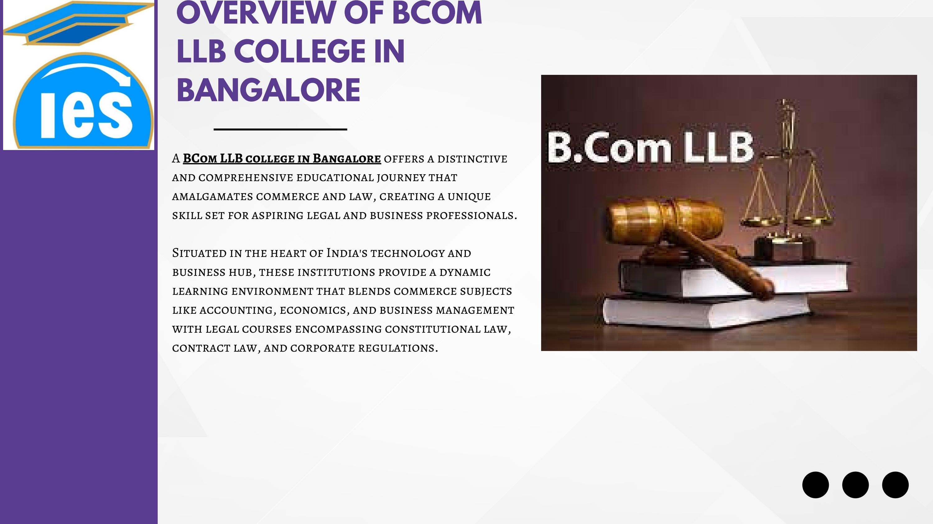 Exploring Excellence at Top BBA LLB Colleges in Bangalore by Indian ...