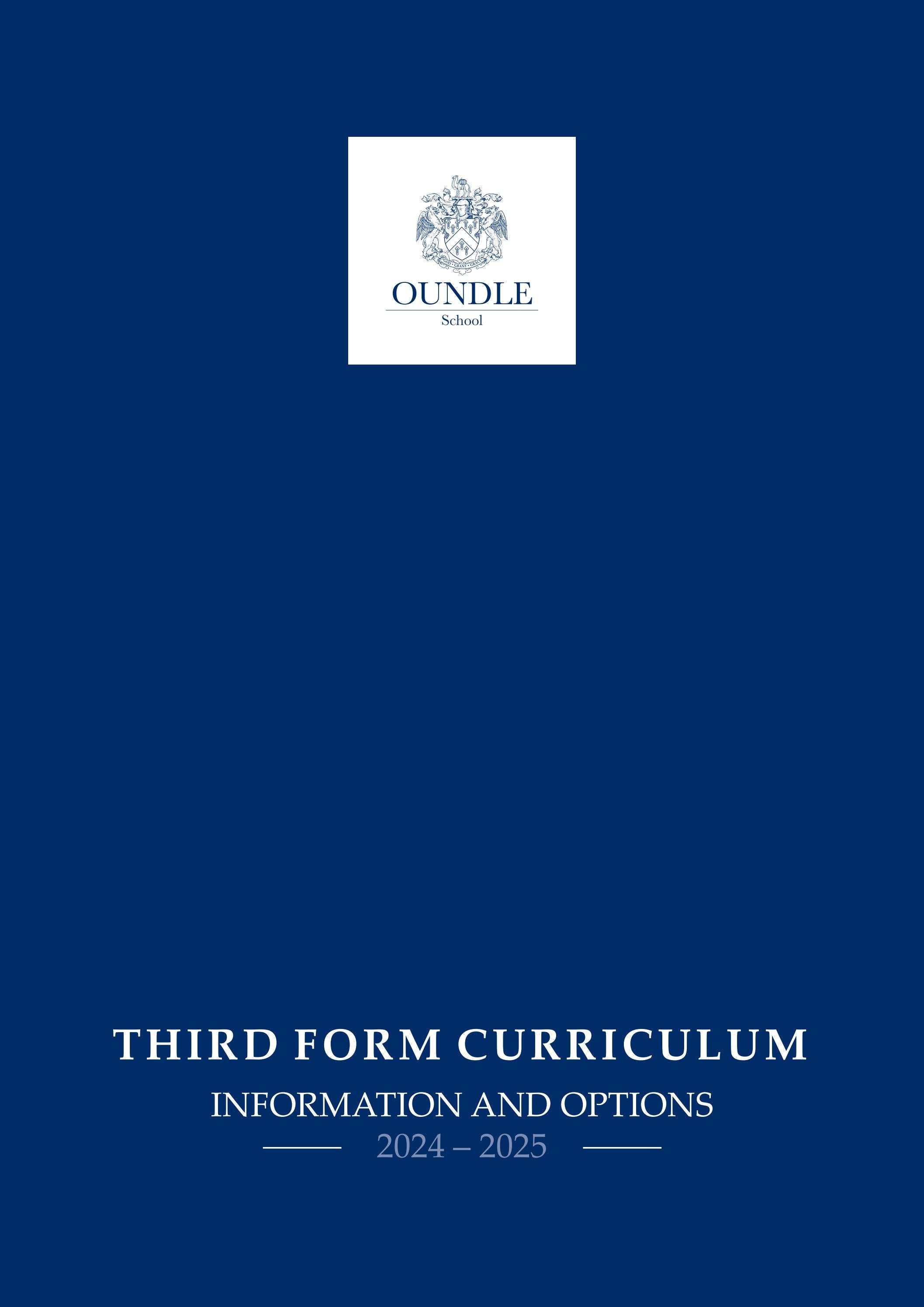 Third Form Options by Oundle School and Laxton Junior School - Issuu