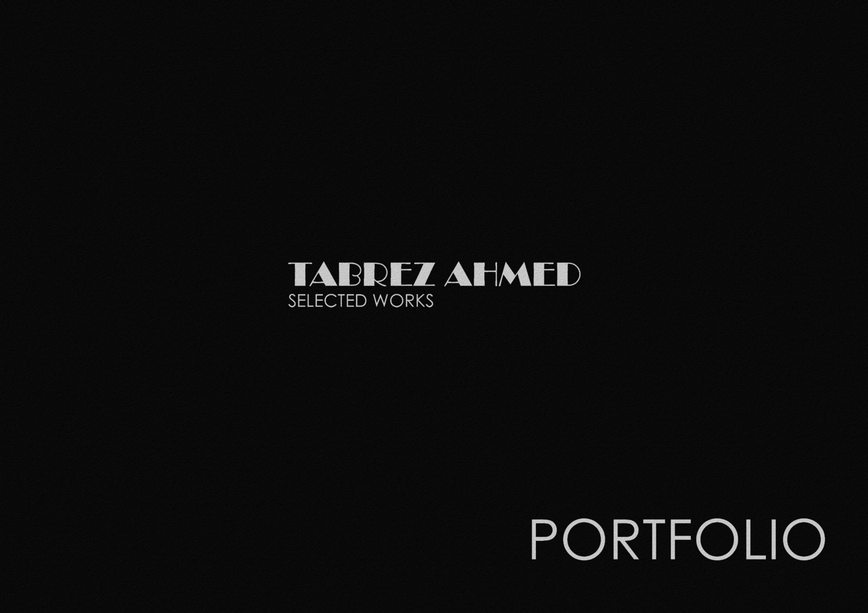 Tabrez's Undergraduate Architecture Portfolio by Tabrez Ahmed - Issuu
