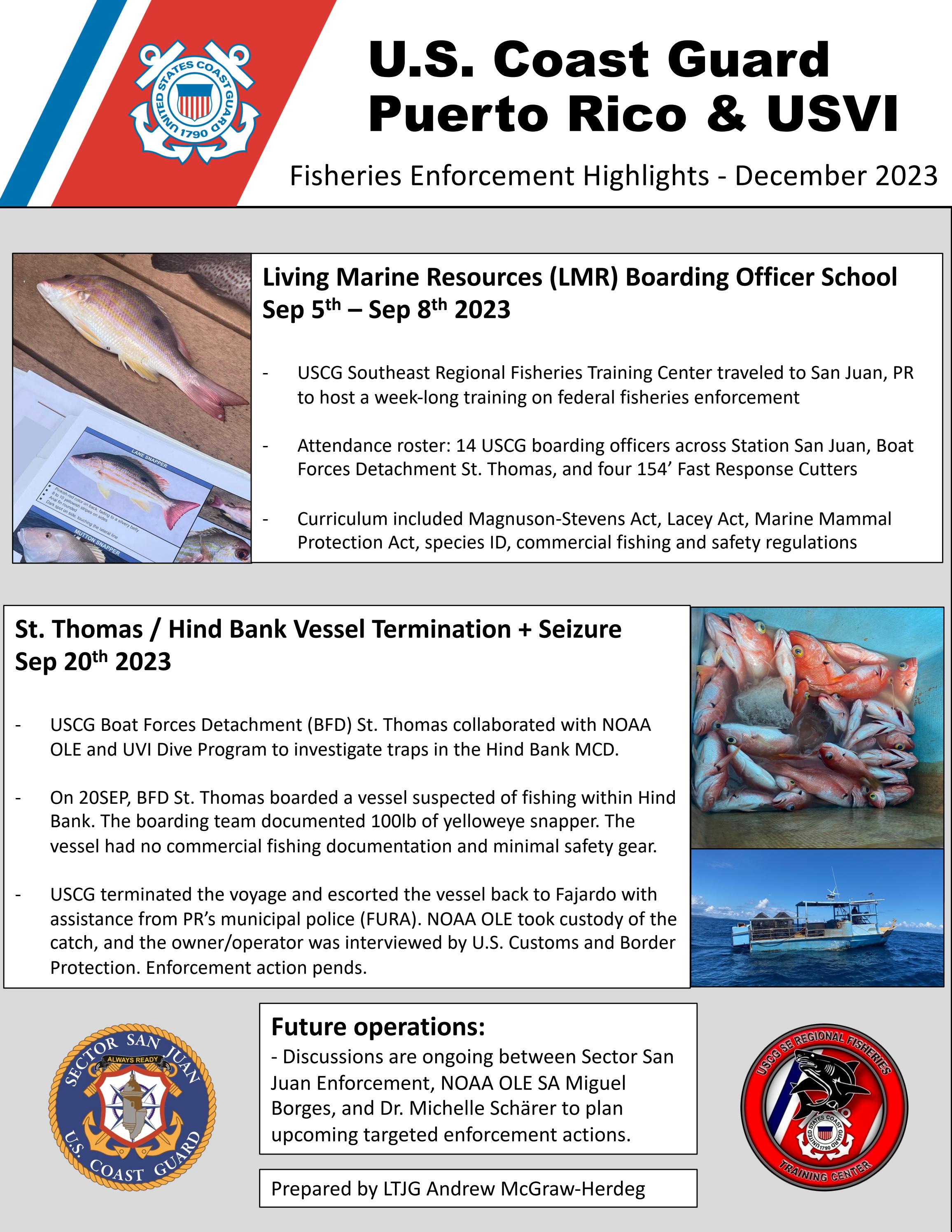 USCG SSJ Report by Caribbean Fishery Management Council - Issuu