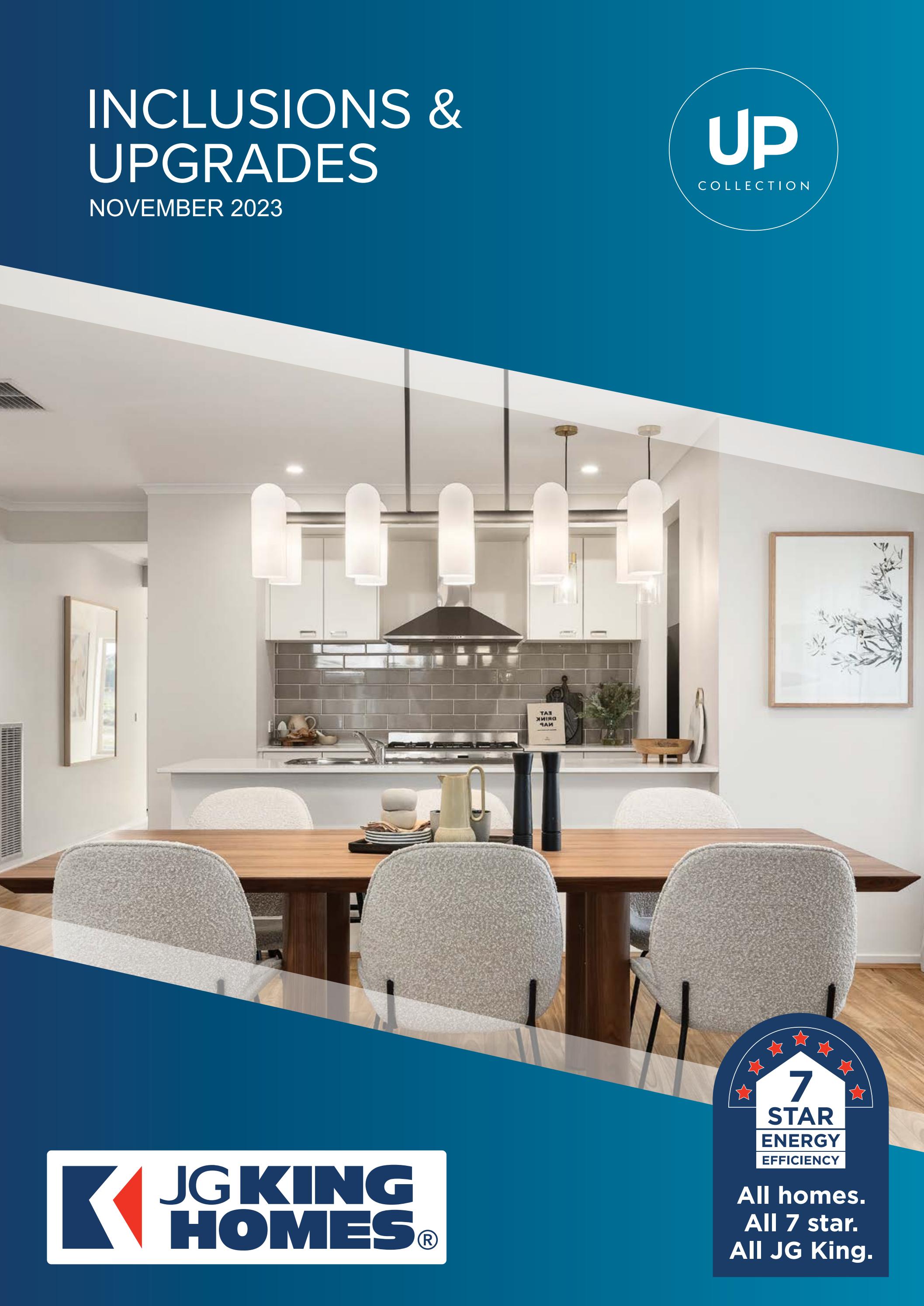 Up Inclusions & Upgrades by JG King Homes - Issuu