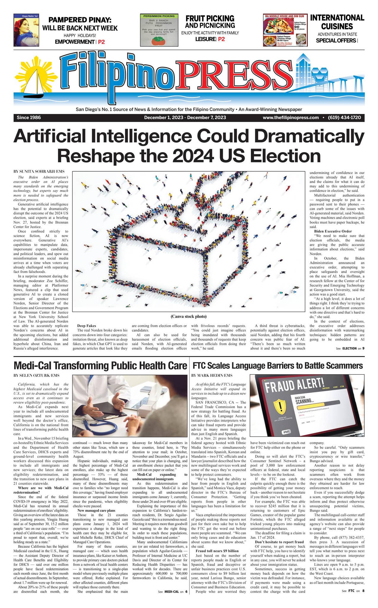 The Filipino Press: December 1-7, 2023 by The Filipino Press - Issuu