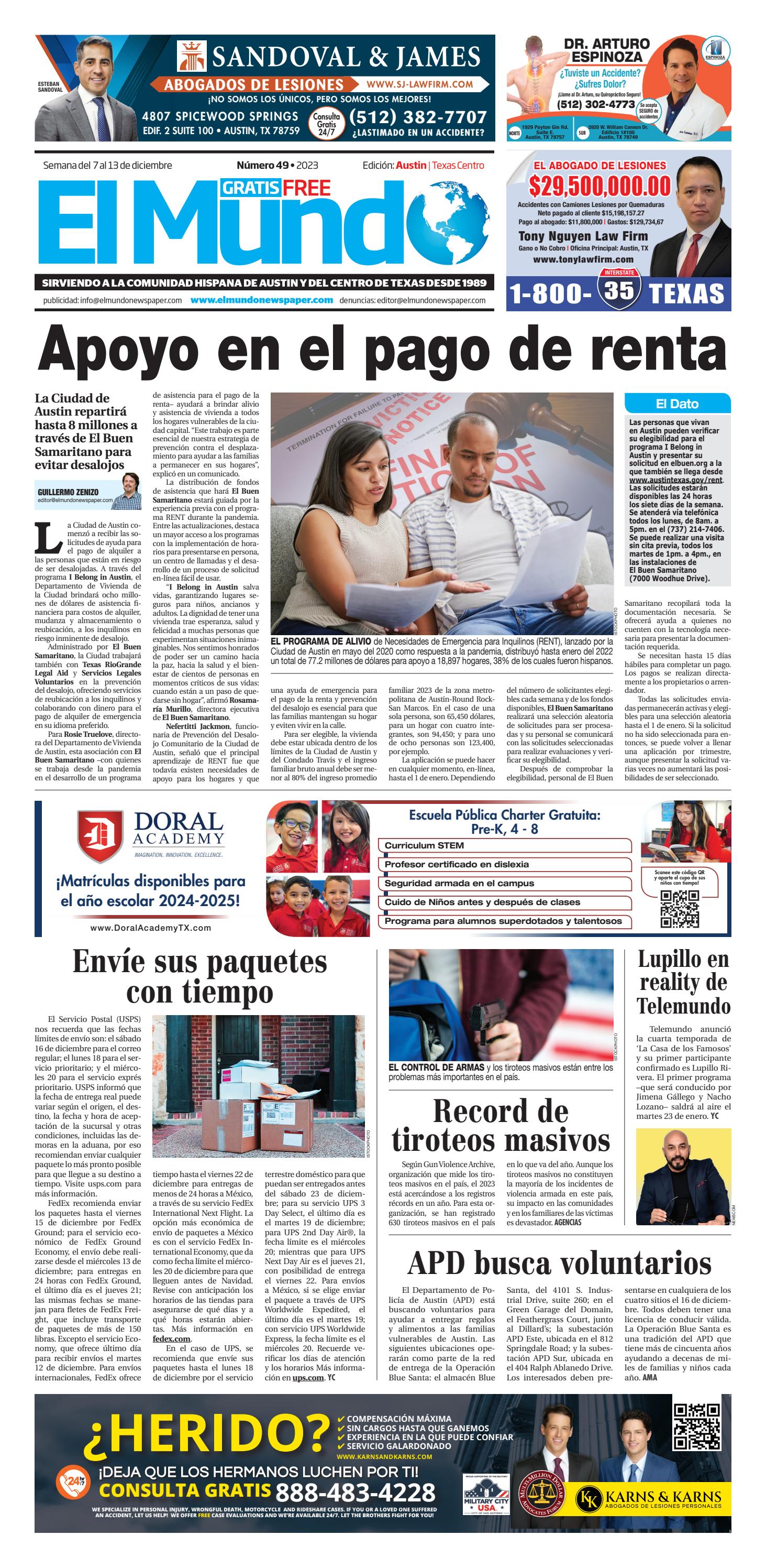El Mundo Newspaper 49 / 2024 by El Mundo Newspaper - Issuu