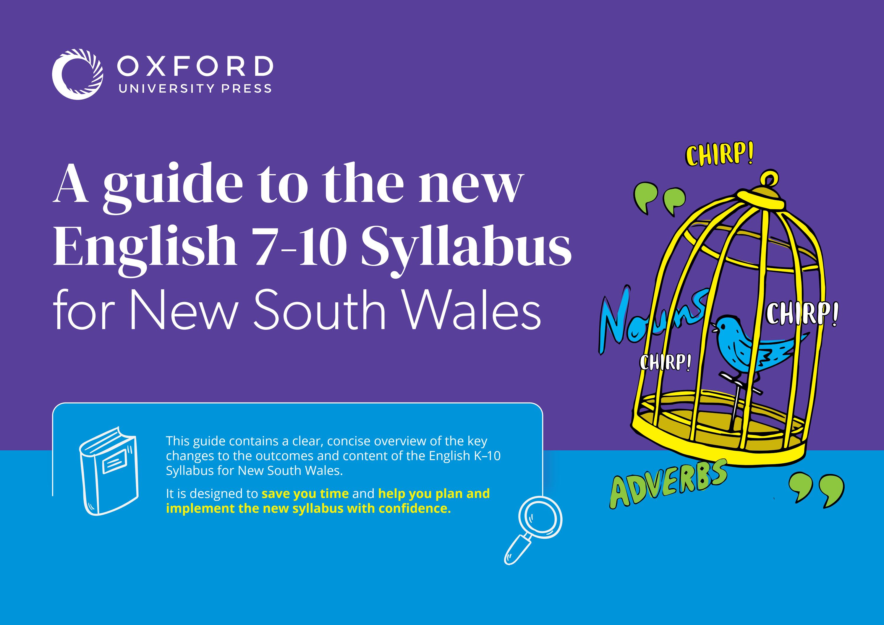 A guide to the new English 7–10 Syllabus for New South Wales by OUPANZ ...