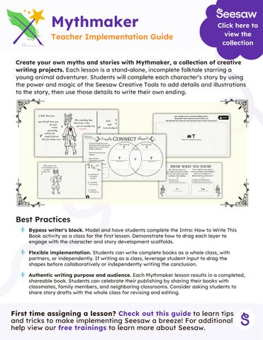 Mythmaker Implementation Guide by seesawlearning - Issuu