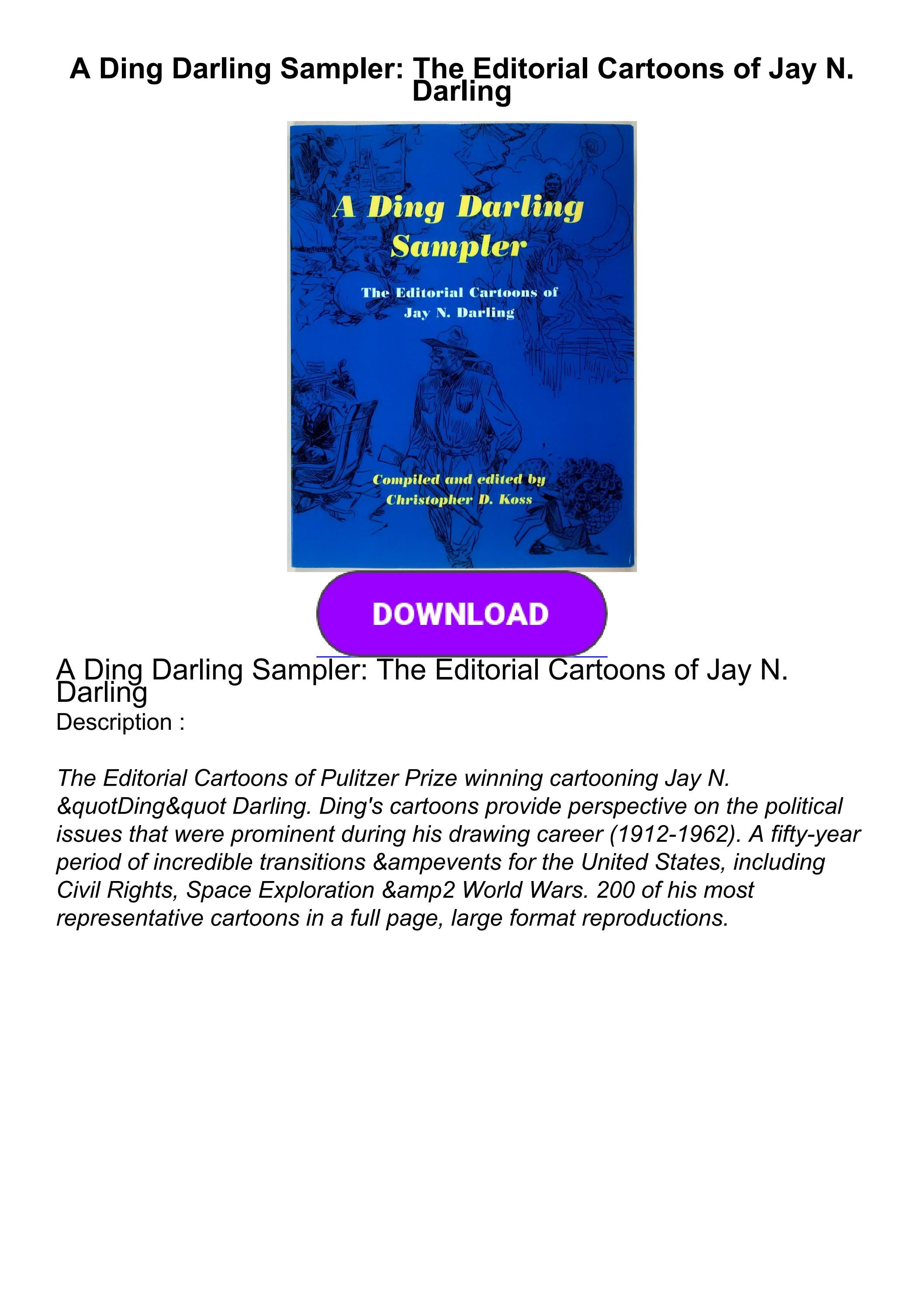 [Read]⚡EBOOK A Ding Darling Sampler: The Editorial Cartoons of Jay N ...
