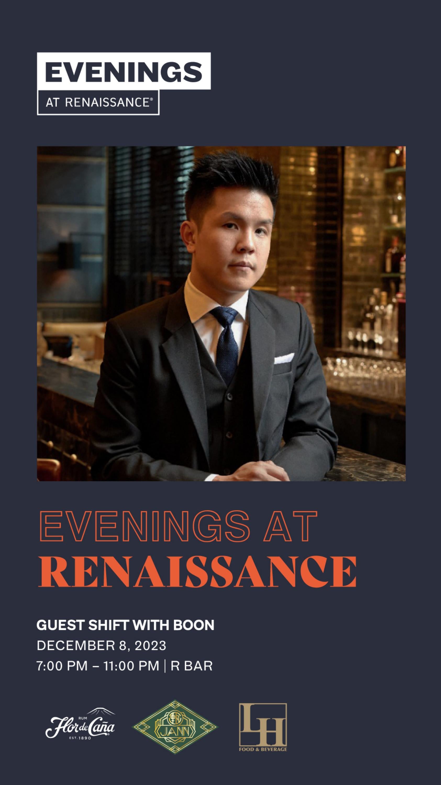 Flyer: Evenings at Renaissance (Guest Shift) by renaissancekualalumpur ...