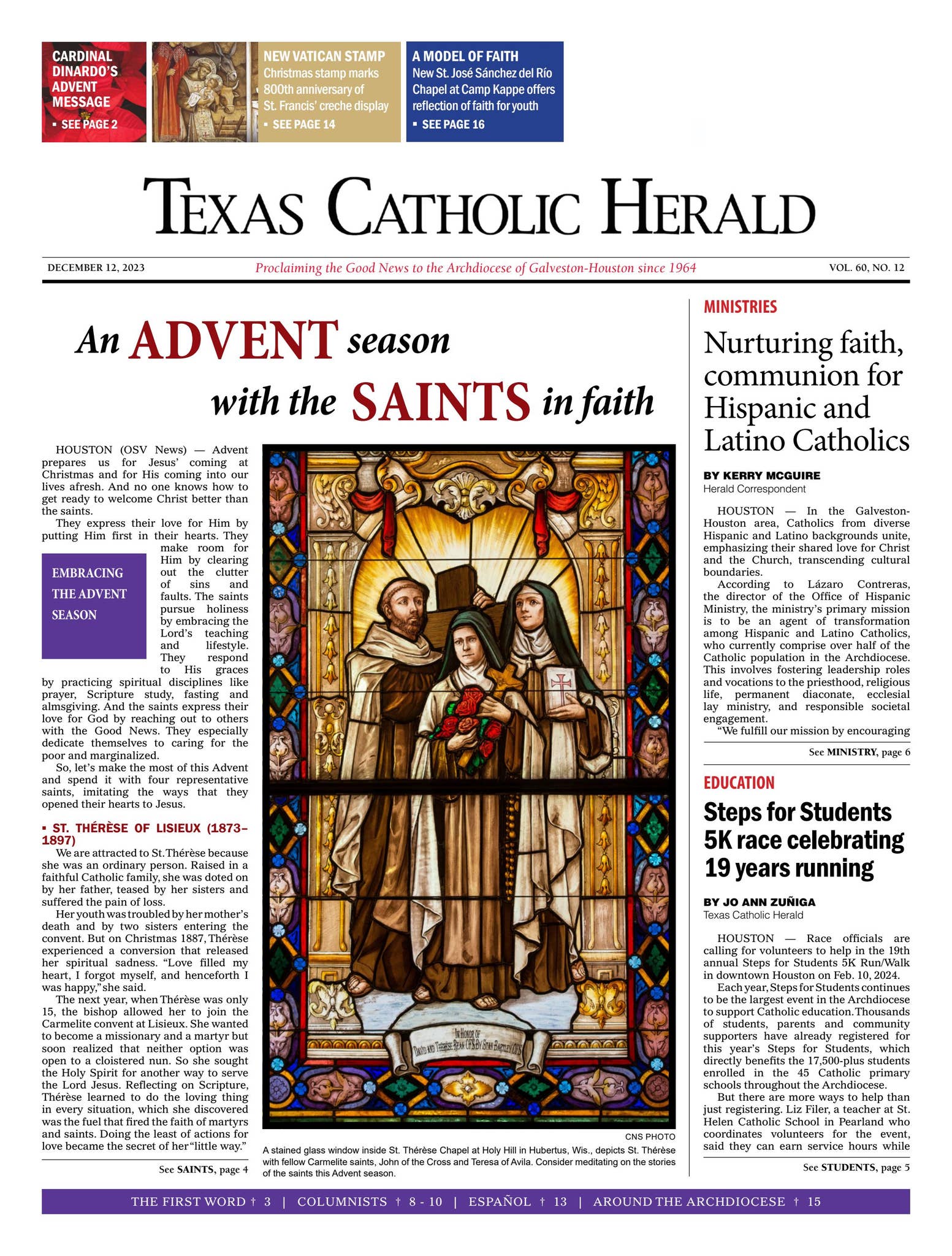 Texas Catholic Herald - Dec. 12, 2023 by Texas Catholic Herald - Issuu