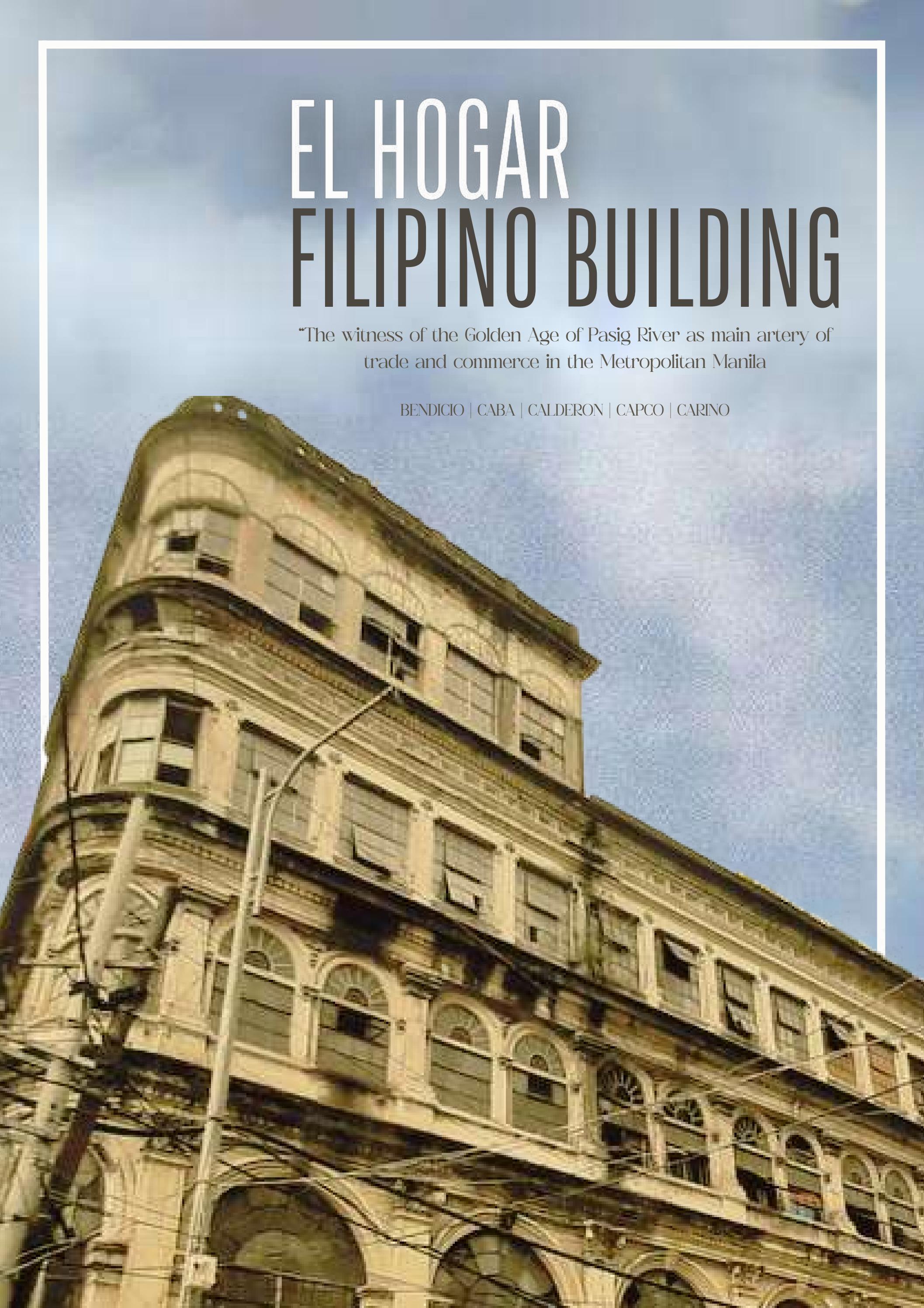 El Hogar Filipino Building_HC2 by RENEE ISABEL CALDERON - Issuu