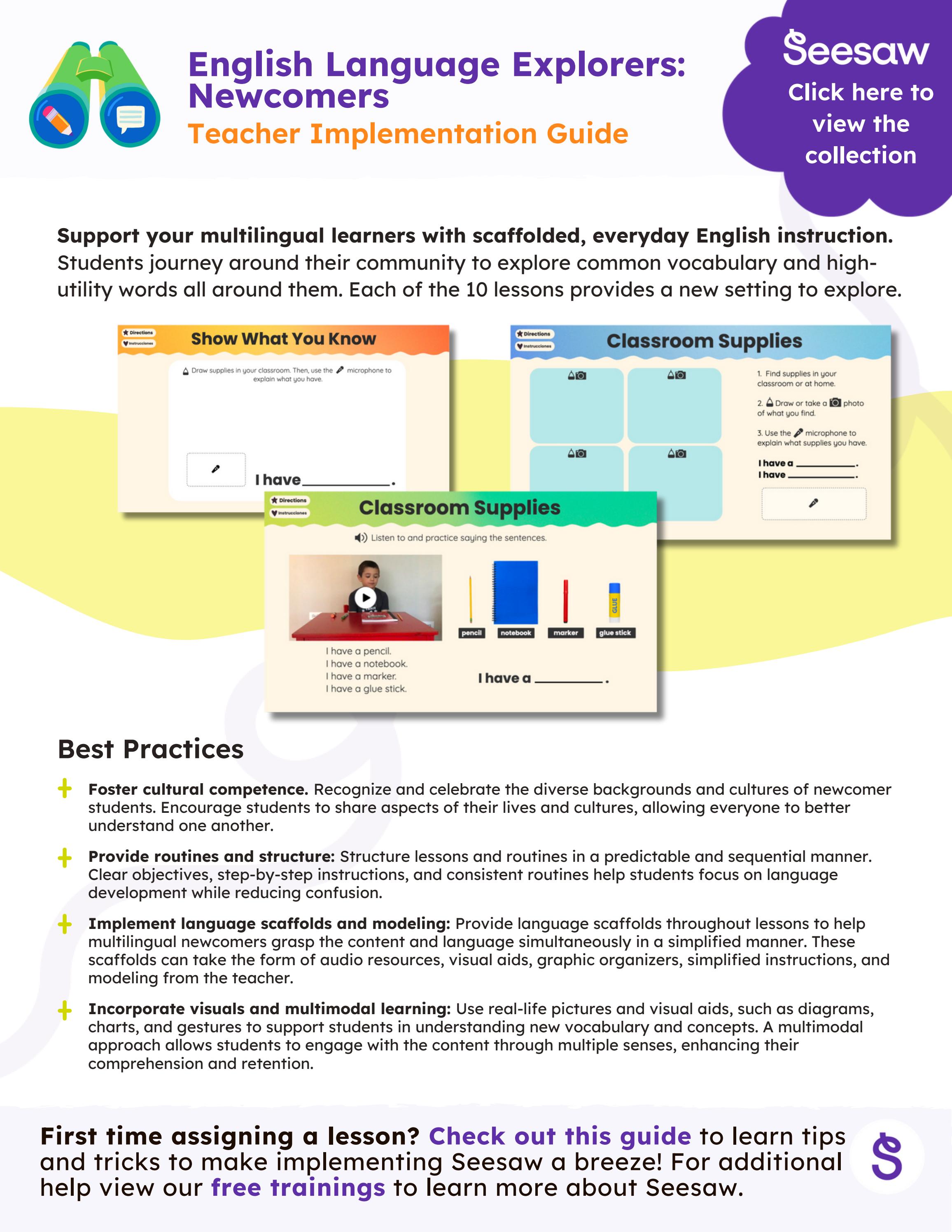 English Language Explorers Implementation Guide by seesawlearning - Issuu