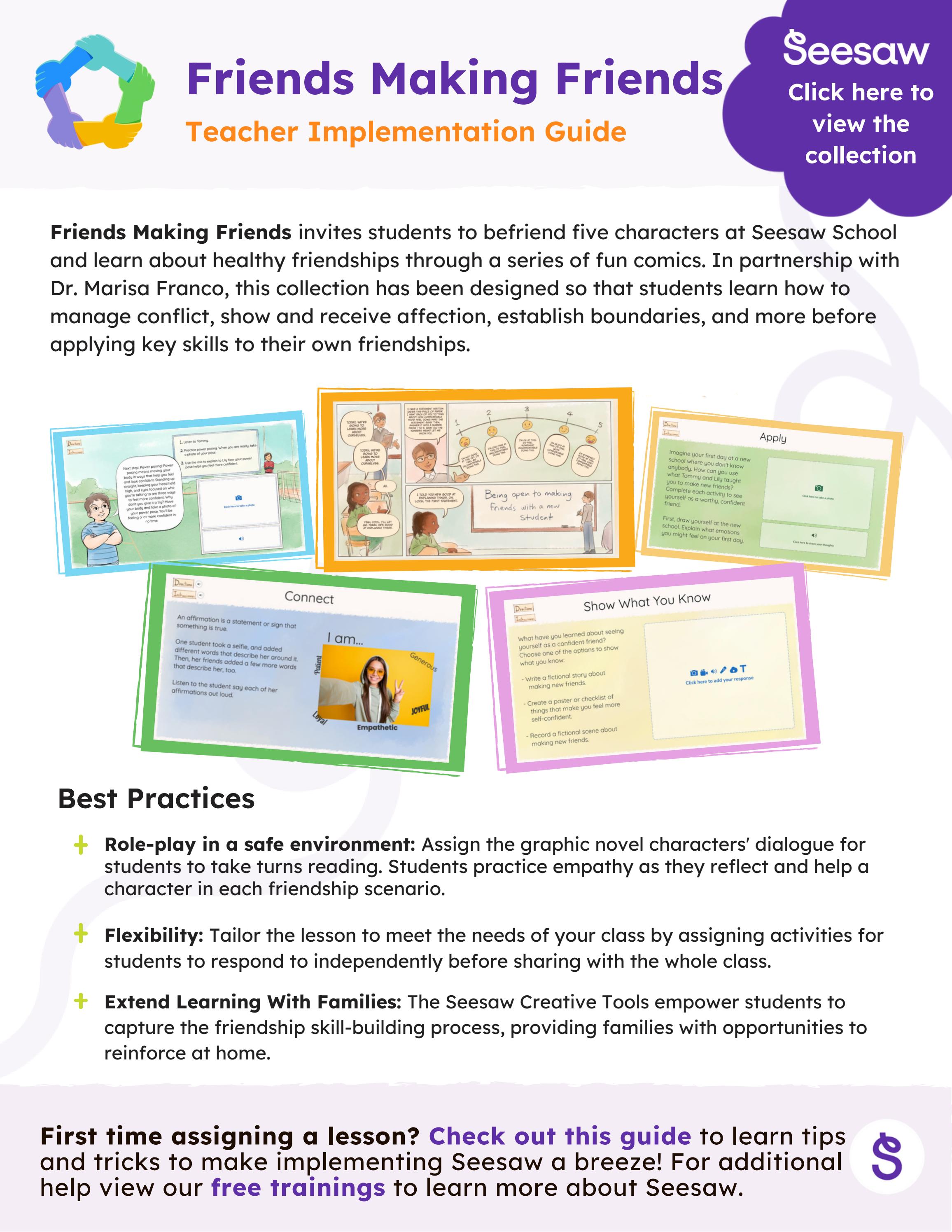 Friends Making Friends Implementation Guide by seesawlearning - Issuu
