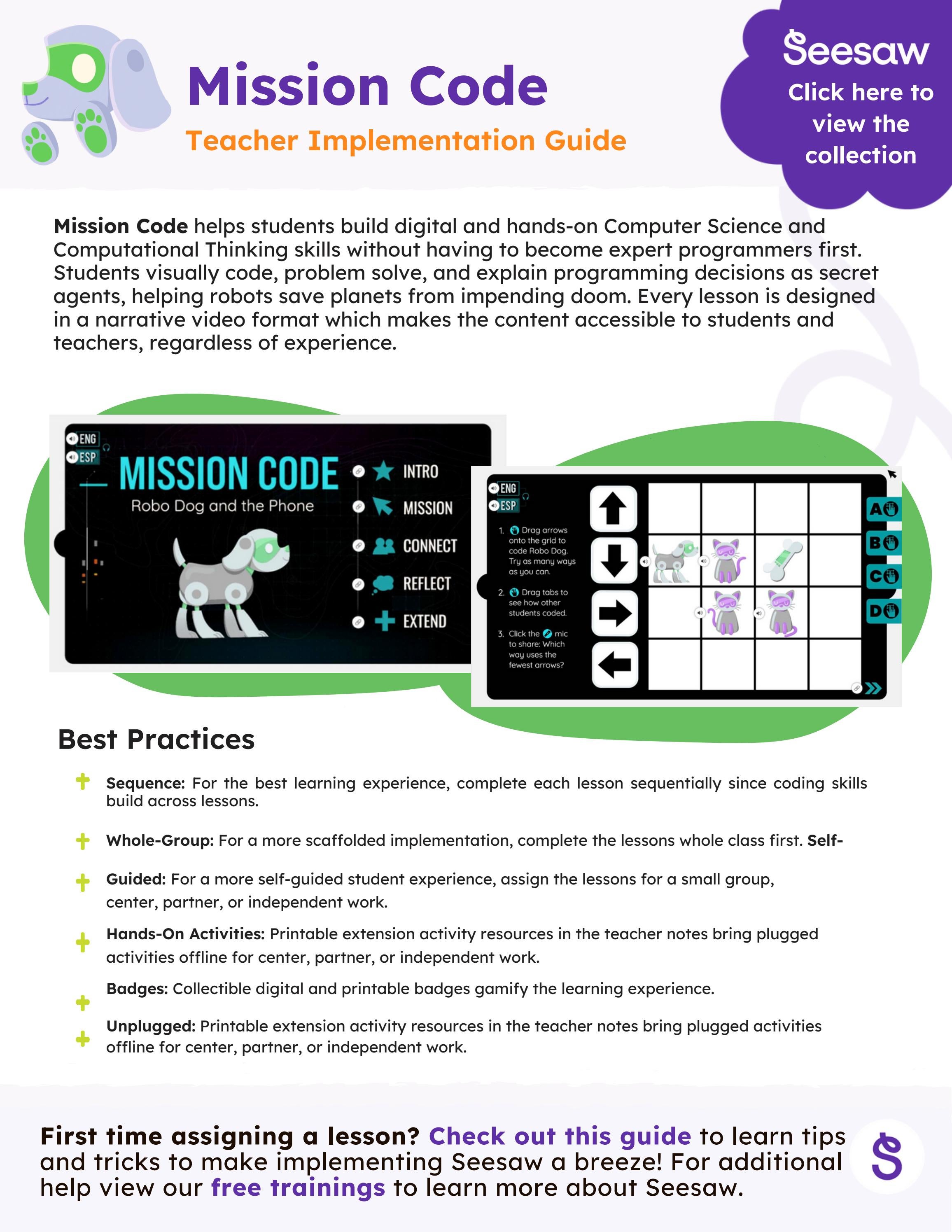 Mission Code Implementation Guide by seesawlearning - Issuu