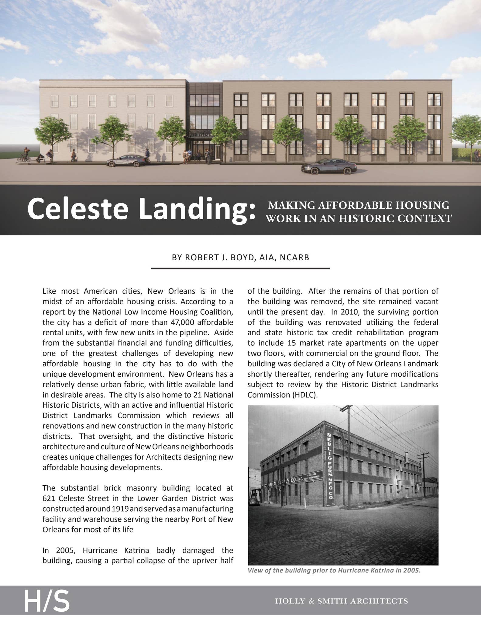 Celeste Landing: Making Affordable Housing Work In An Historic Context ...