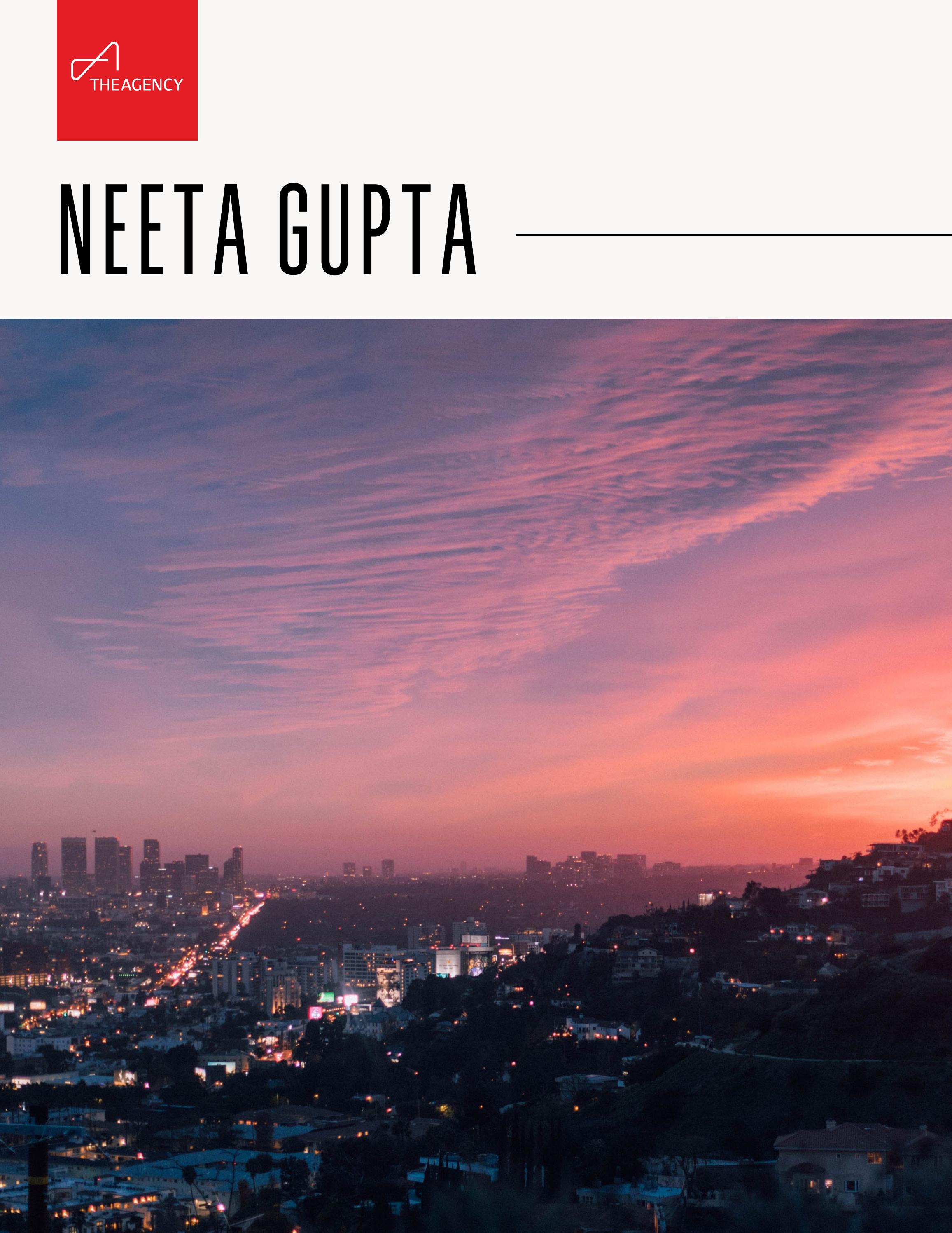 Meet Neeta Gupta by The Agency - Issuu