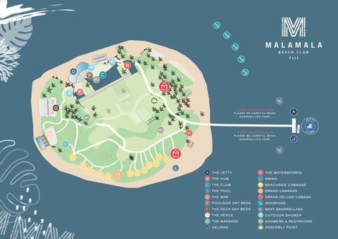 Malamala Beach Club Map - March 2024 onwards by South Sea Cruises - Issuu