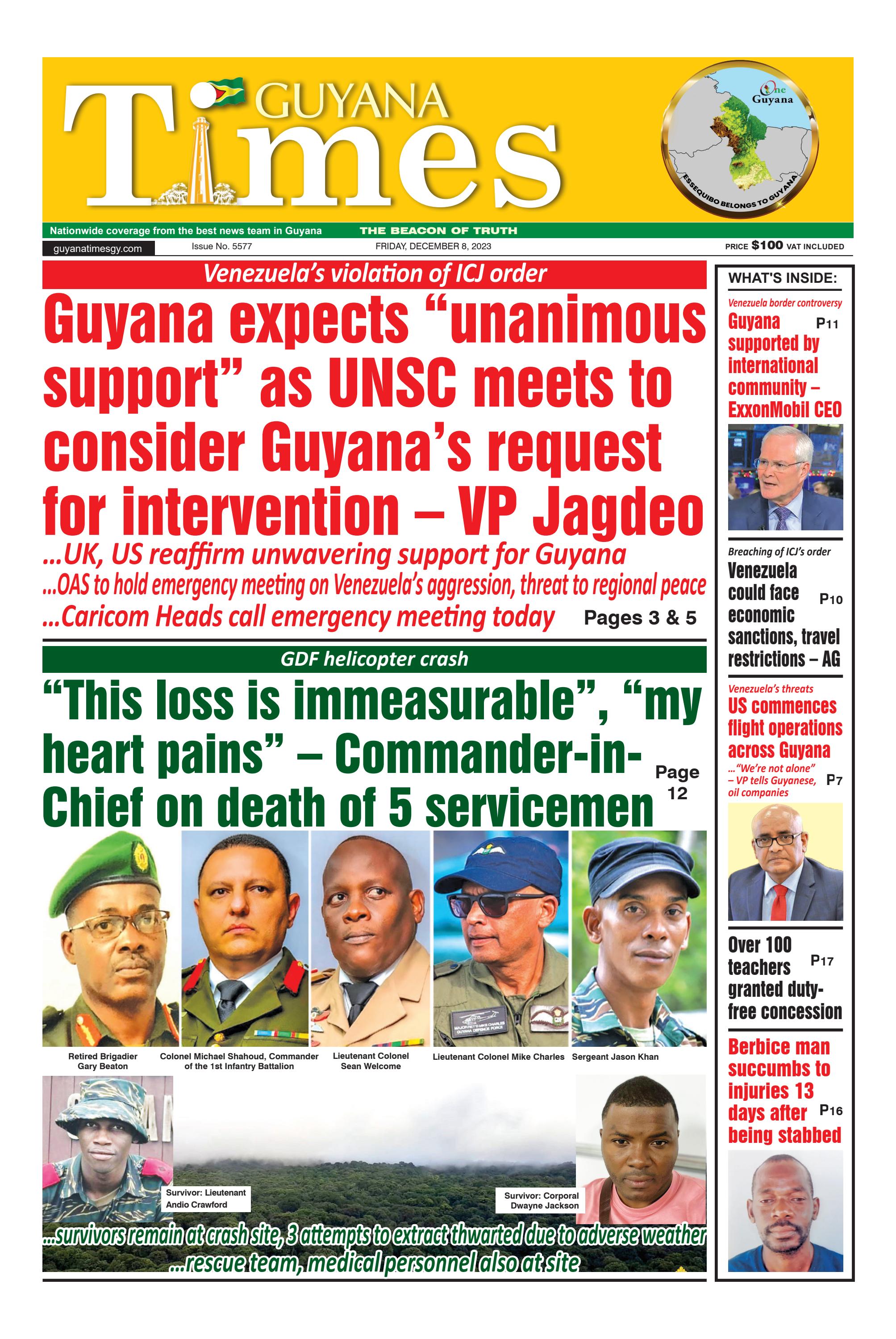 Guyana Times - Frday, December 8, 2023.pdf by Gytimes - Issuu