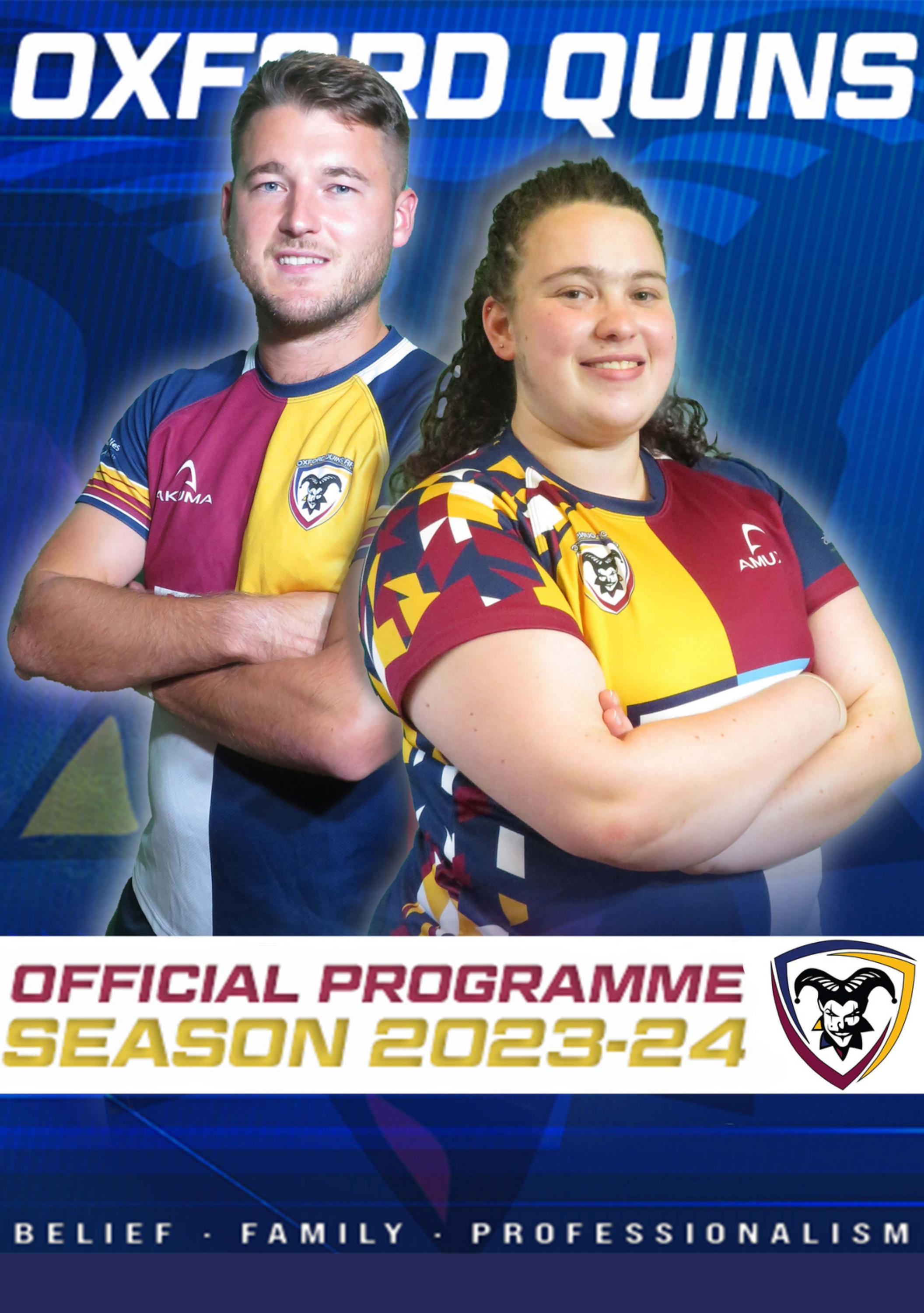 Oxford Quins Match Day Programme 09.12.23 by OxfordQuins - Issuu