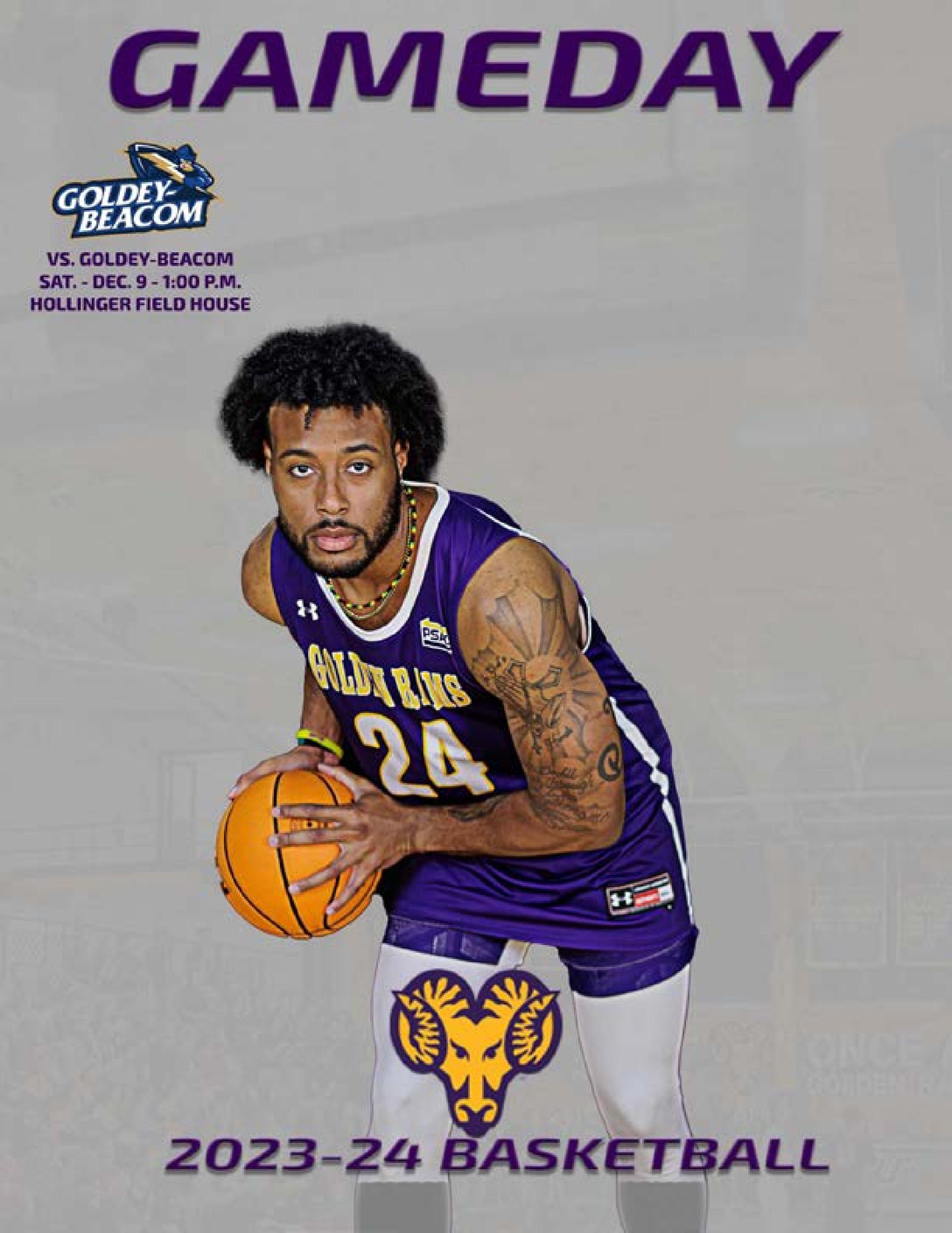 West Chester Basketball Game Program: Men's Basketball vs Goldey-Beacom ...