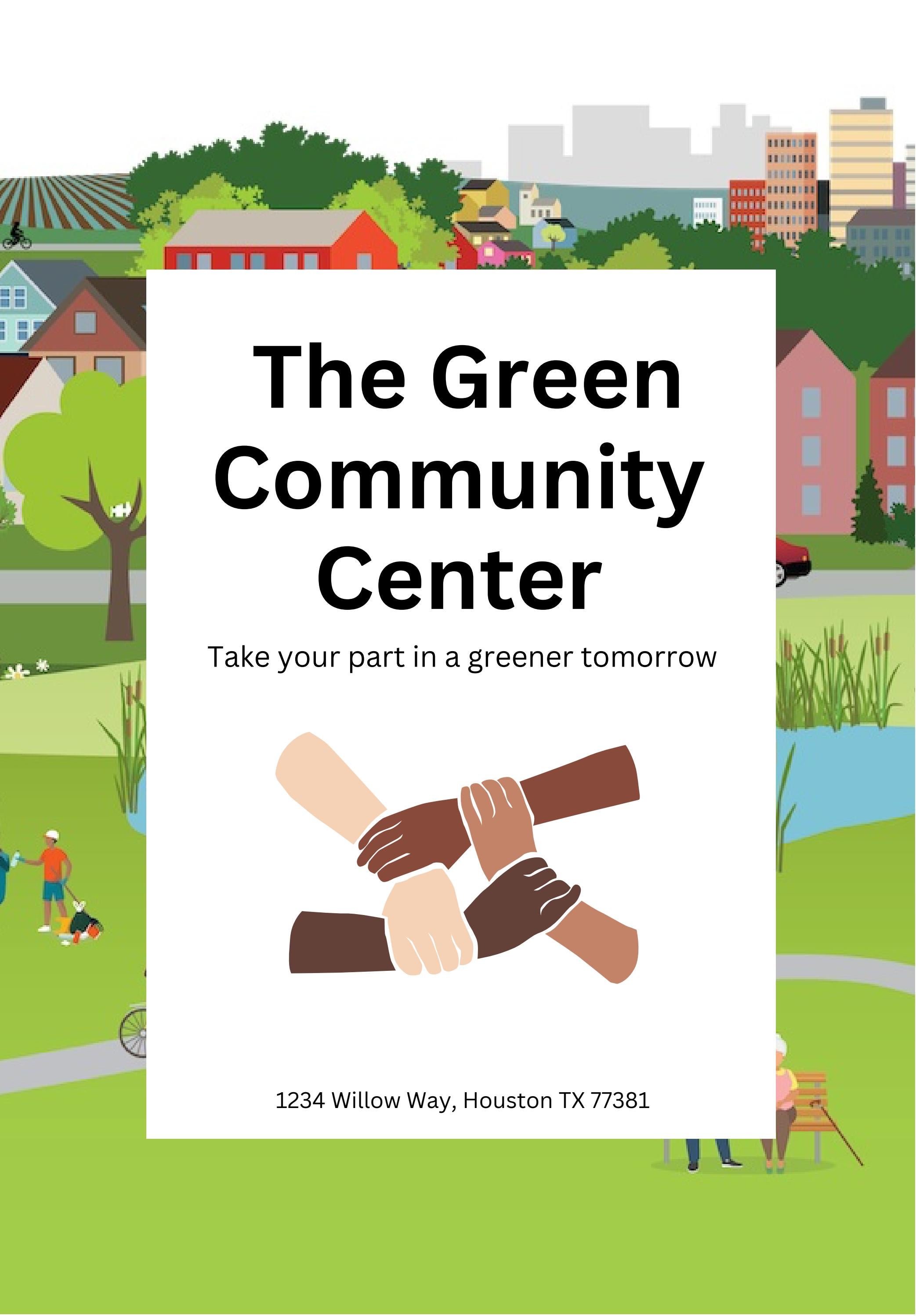The Green Community Center Example Monthly Magazine by Emily Hamer - Issuu