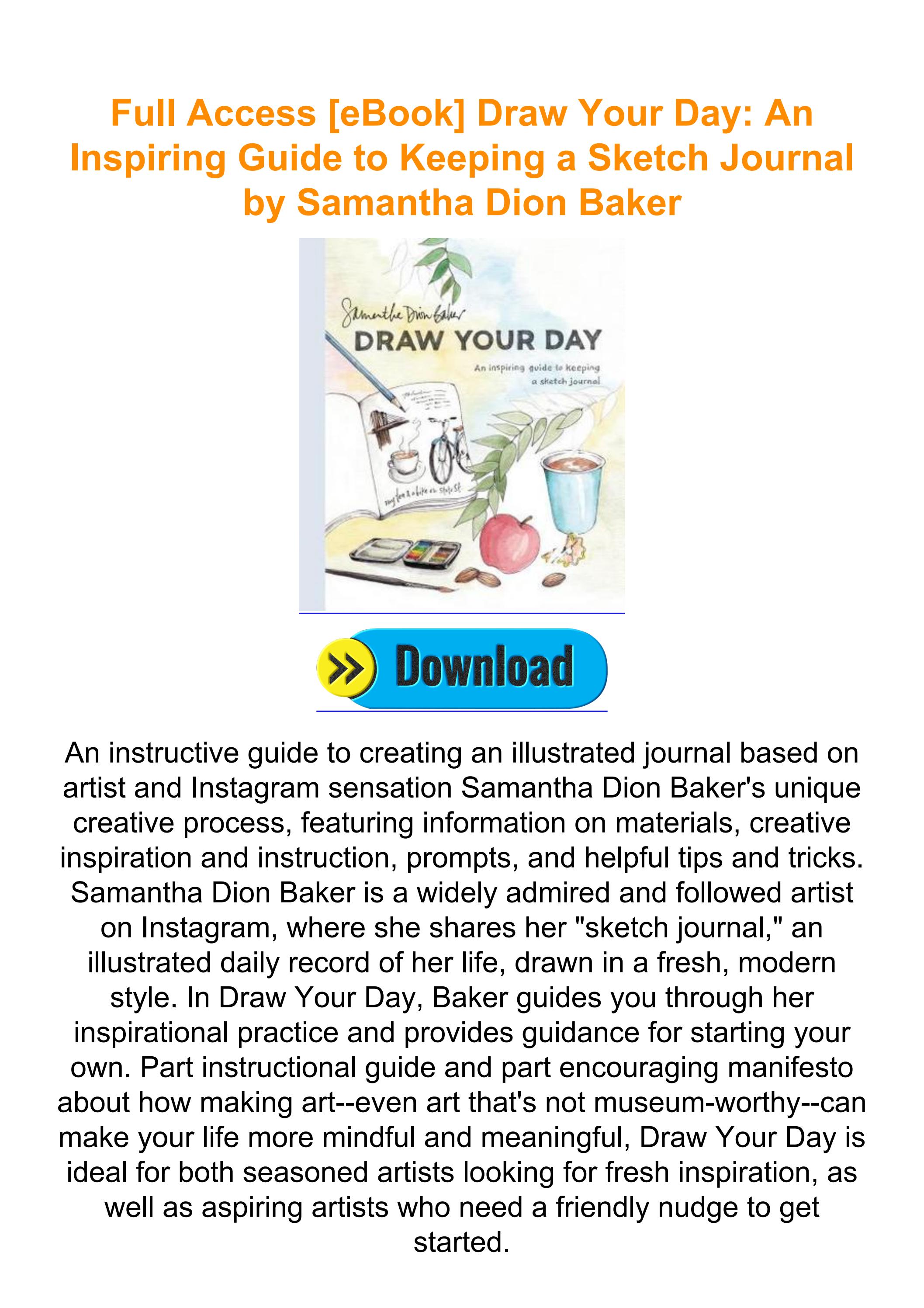 Full Access [eBook] Draw Your Day: An Inspiring Guide to Keeping a ...
