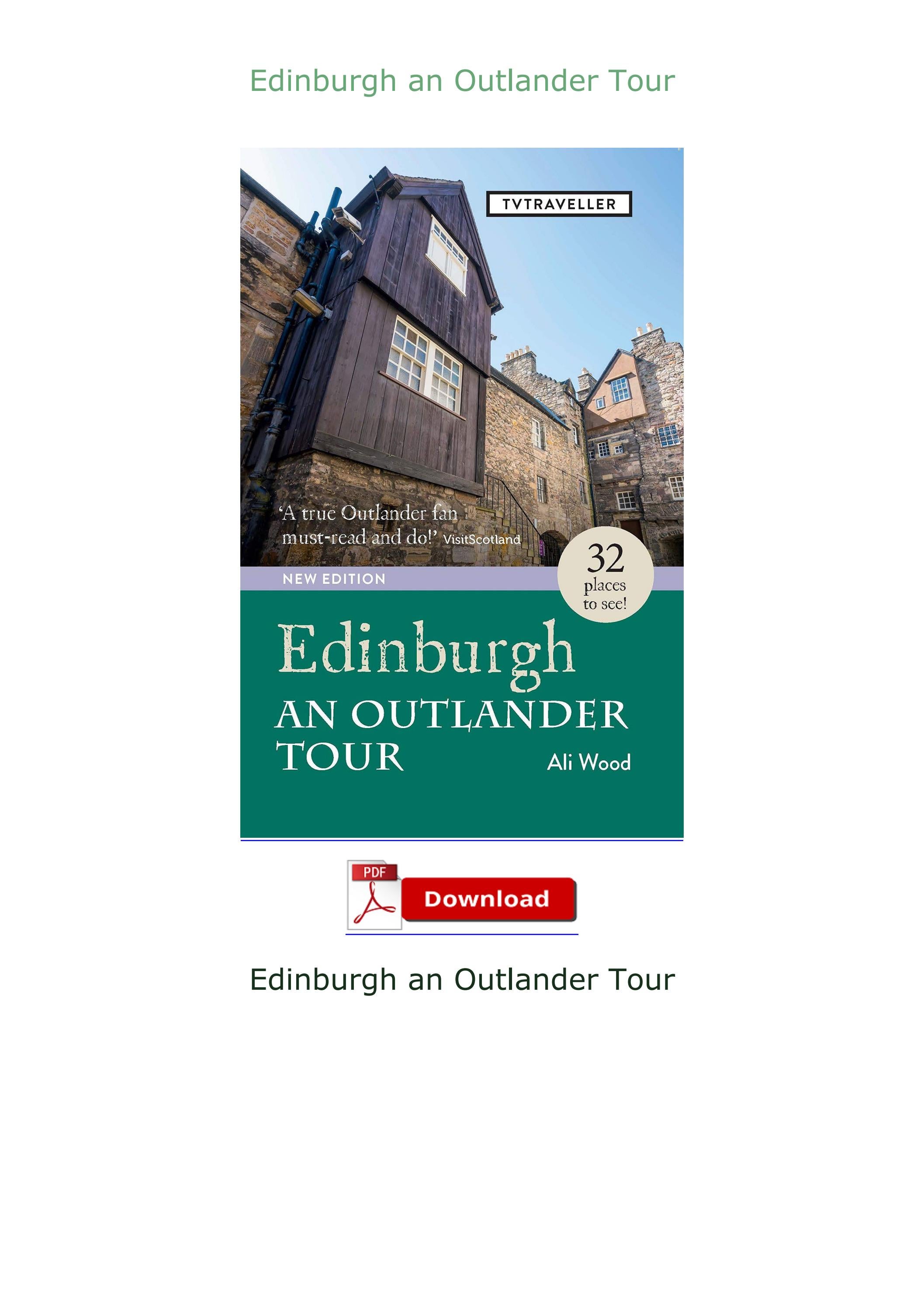 [ PDF READ ONLINE] Edinburgh an Outlander Tour by aurgesbritt123 - Issuu