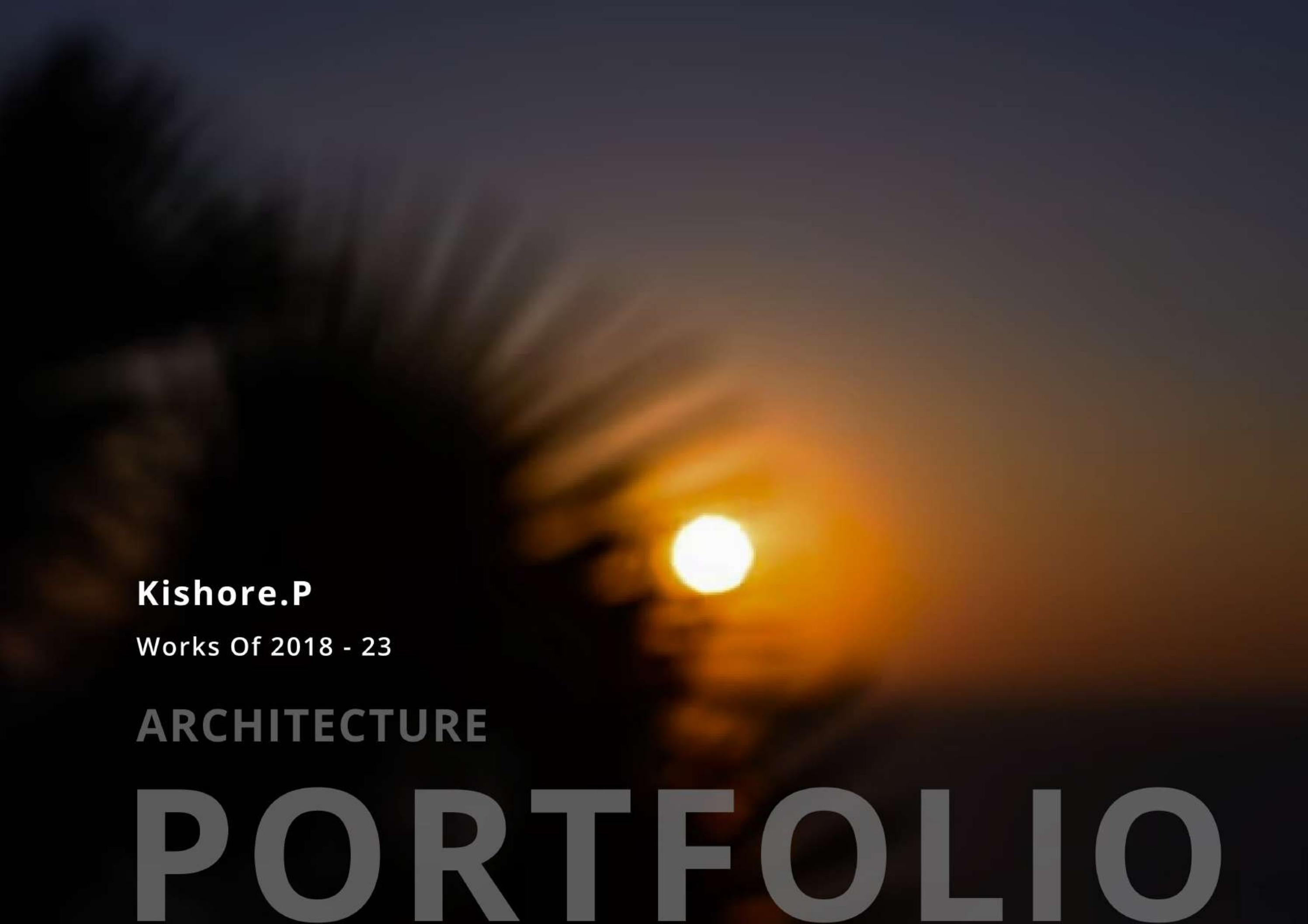Architecture Portfolio by kishore dhoni - Issuu