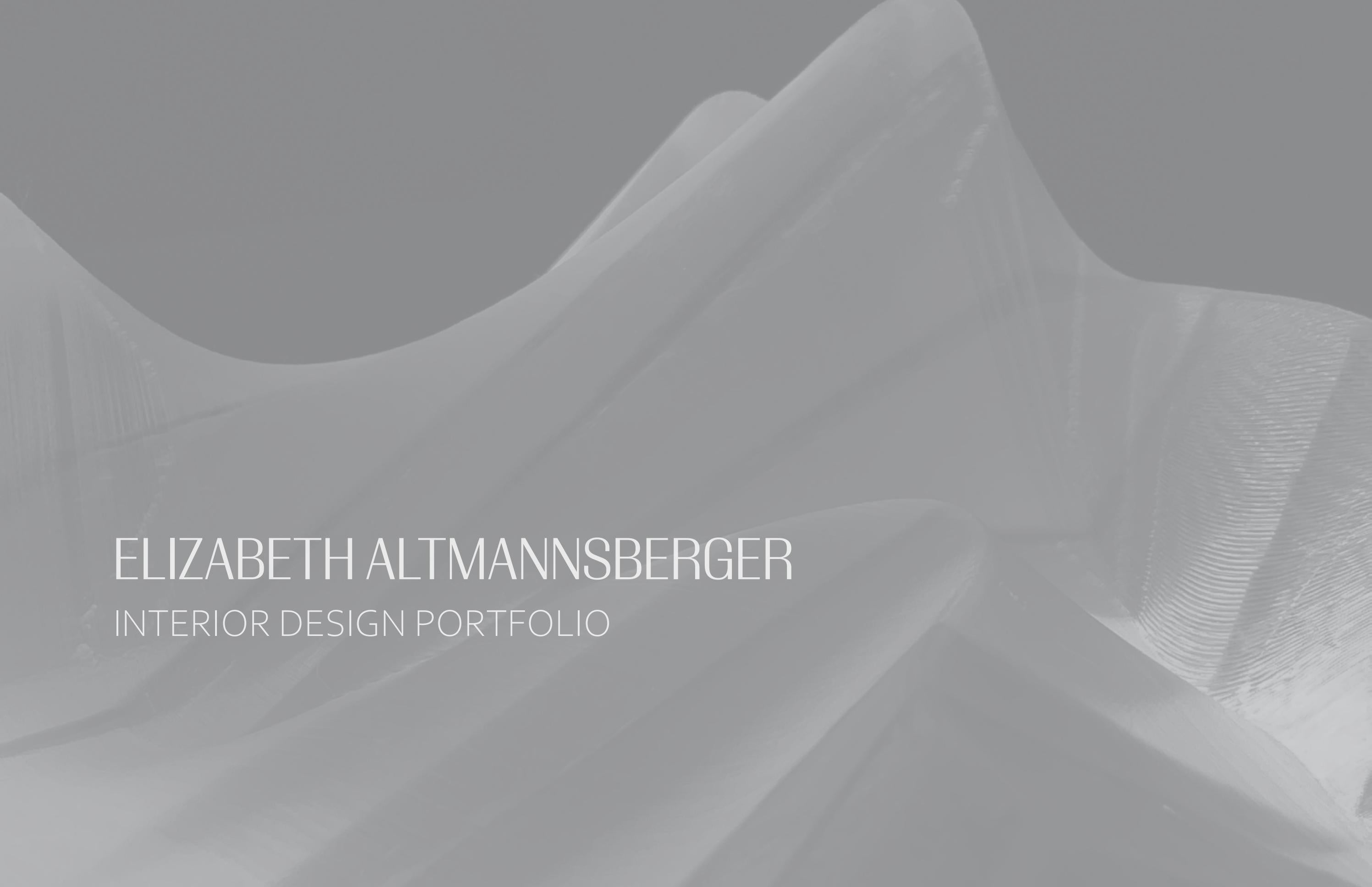 Elizabeth Altmannsberger's Portfolio by lizalt - Issuu