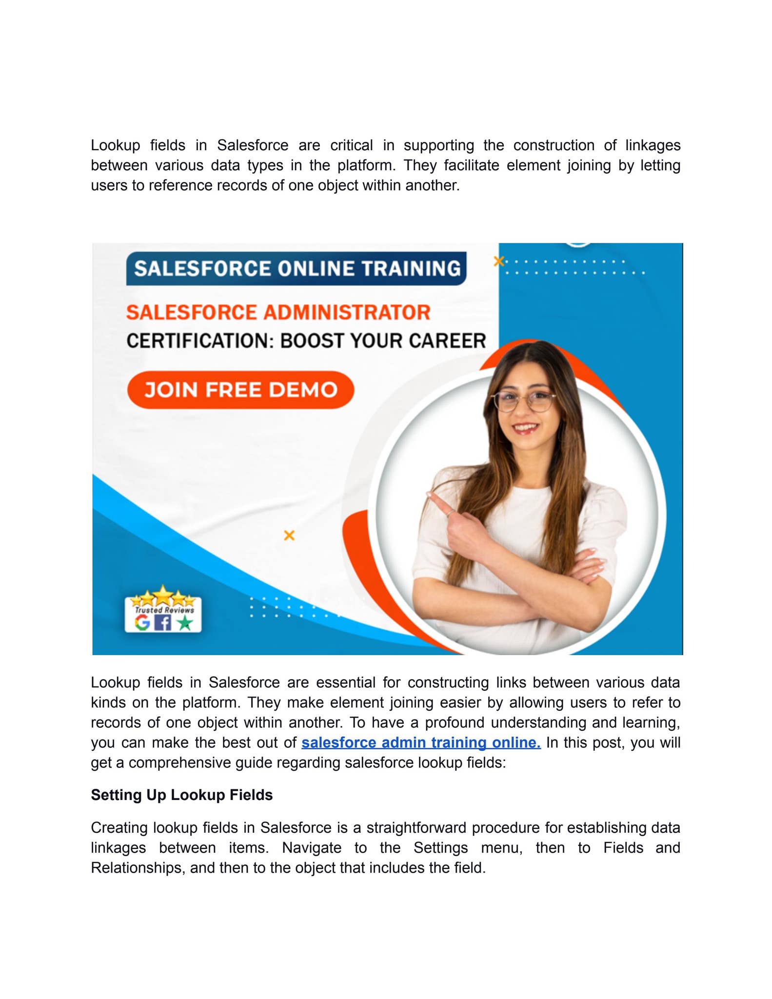 Salesforce Lookup Fields A Comprehensive Guide By Sreelakshmi H2kinfosys Issuu