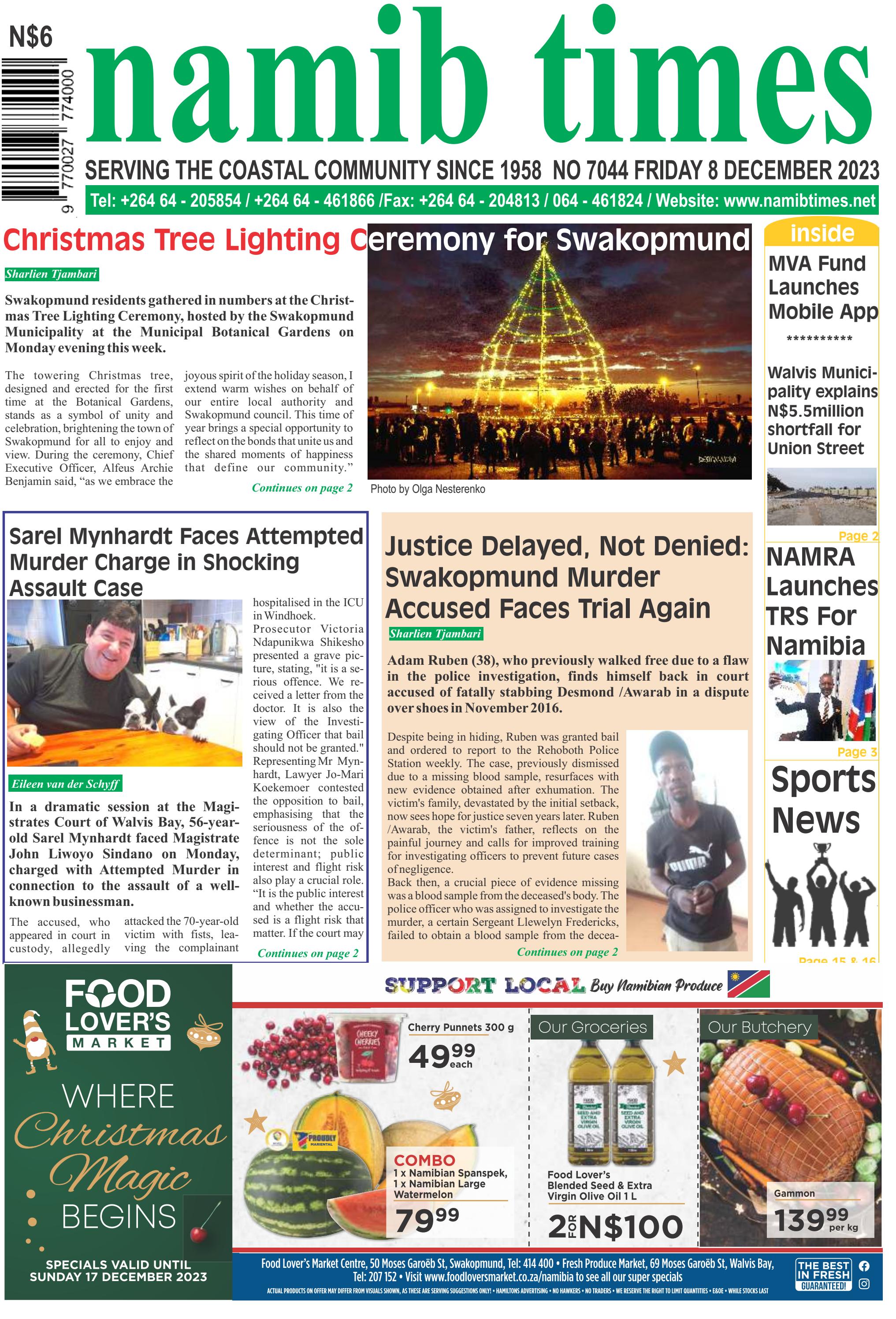 8 dec namib times e-edition by Namib Times Virtual - Issuu