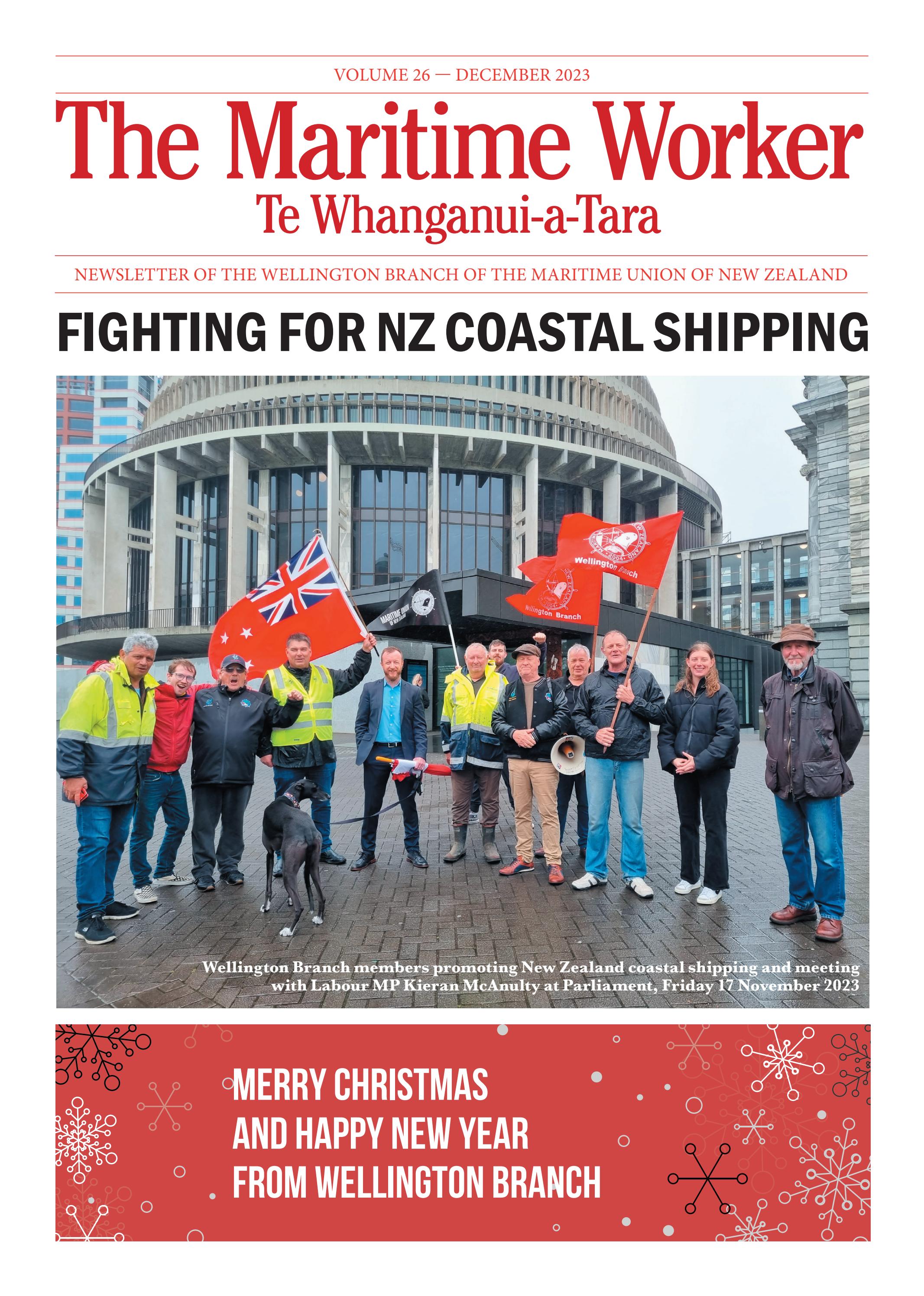 Maritime Worker December 2023 by Maritime Union of New Zealand - Issuu