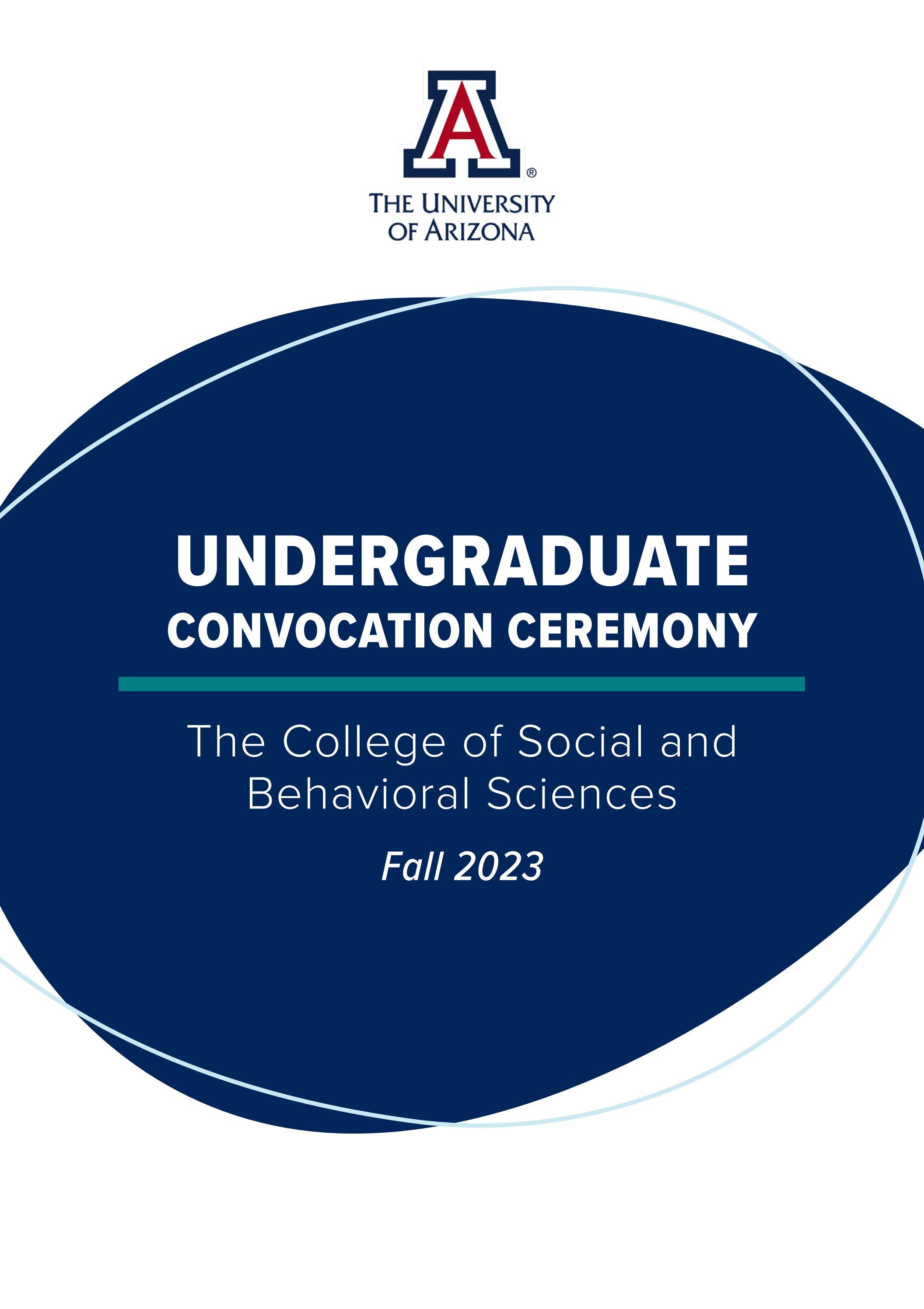 College of Social and Behavioral Sciences | Undergraduate Convocation ...