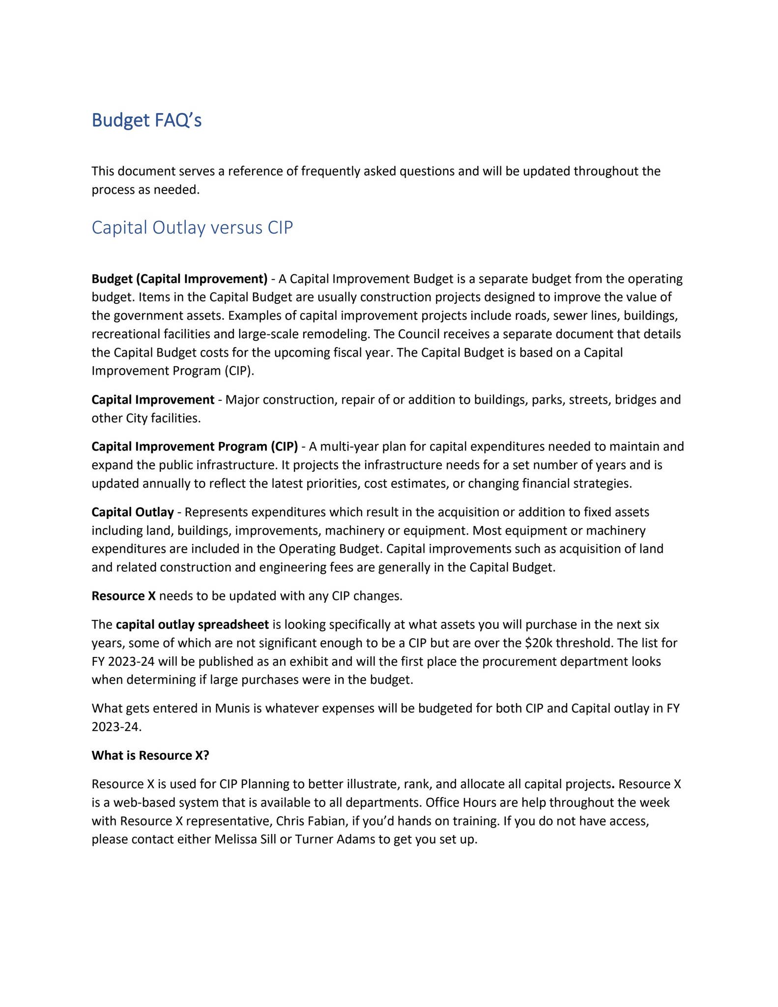 Budget FAQ 2023-24 by cityofindepmo - Issuu